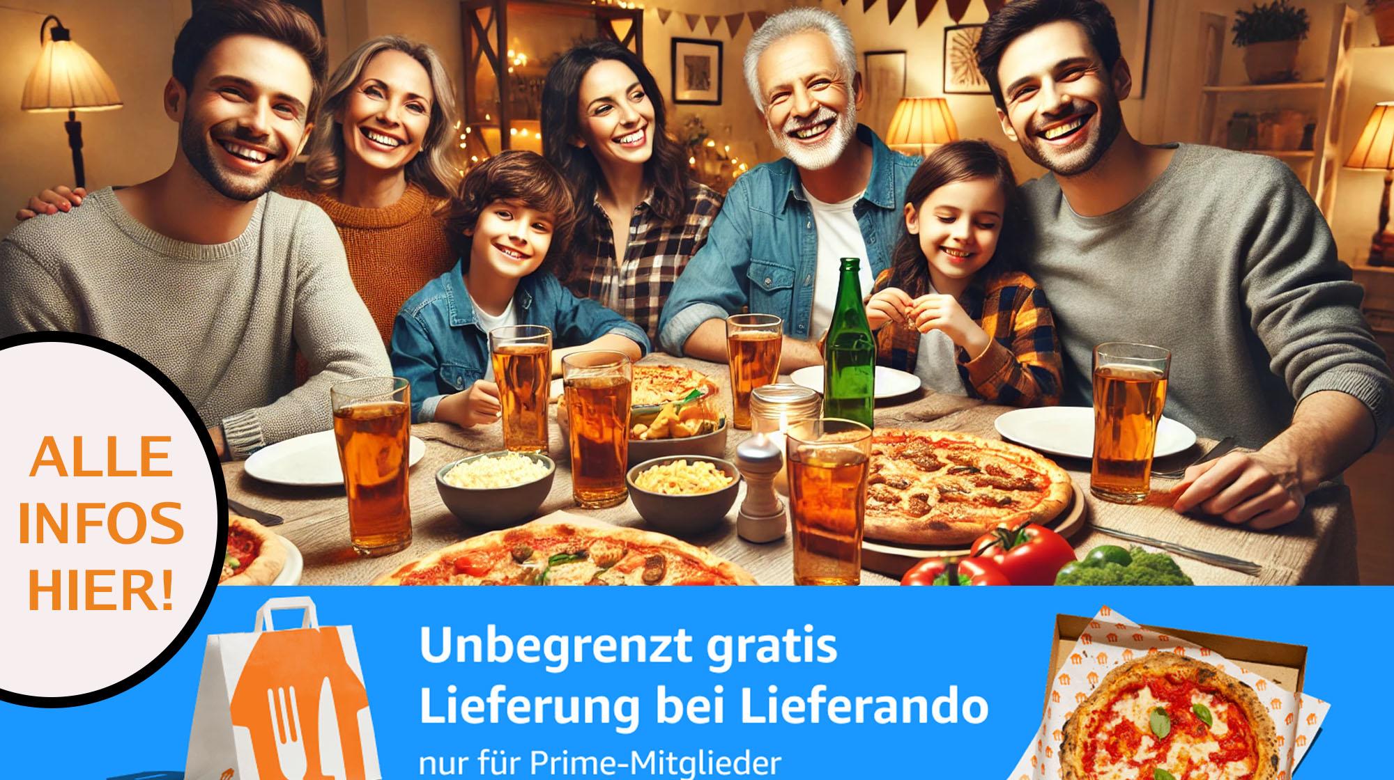 Lieferando gratis für Amazon-Prime-Mitglieder! Ab sofort kostenlose ...