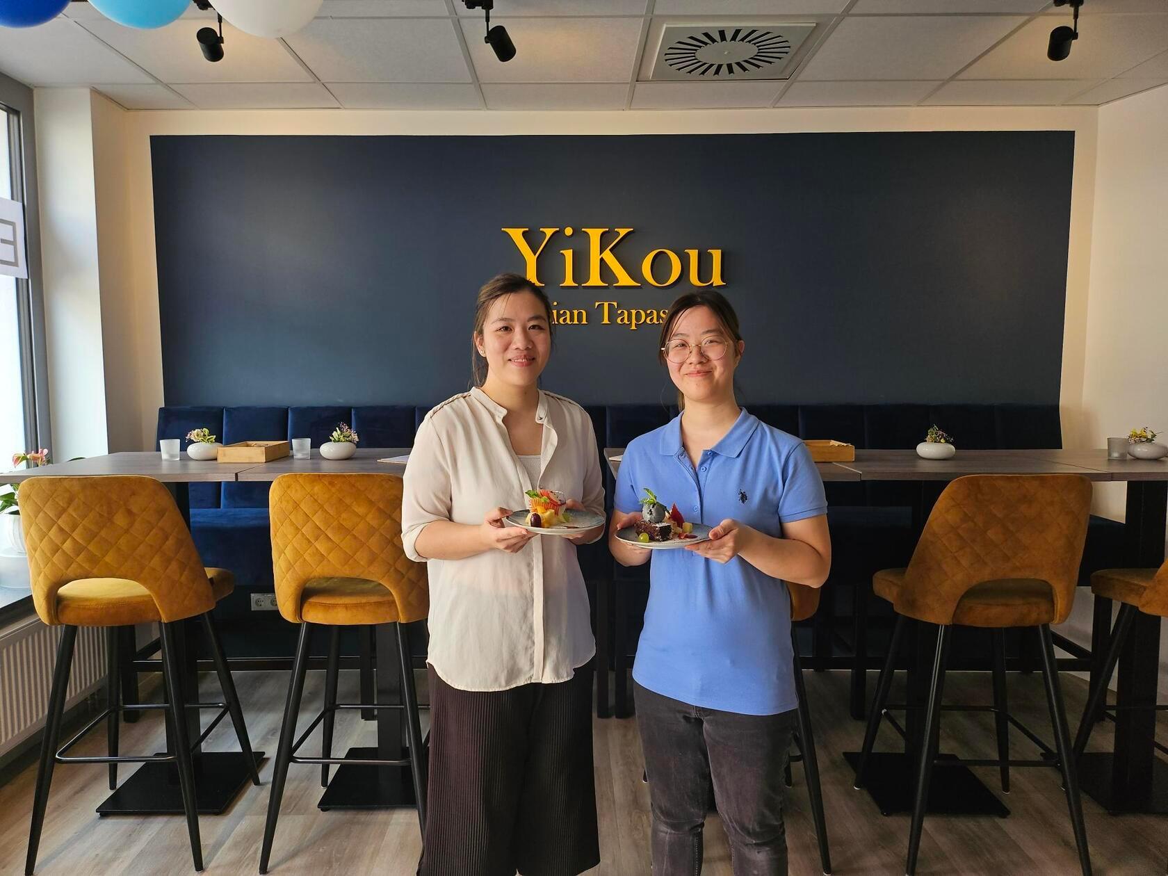 Popcorn-Hühnchen und Brownie mit Sesameis: Impressionen aus dem Yikou