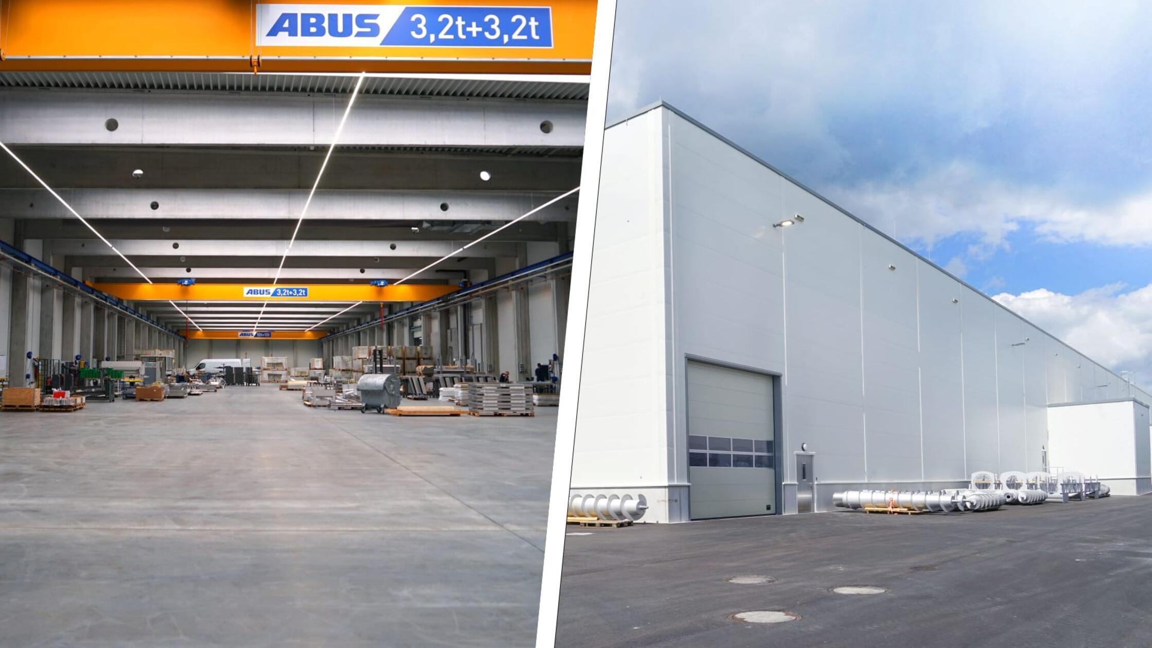 Huber verbessert Produktion: Neue Montage- und Logistikhalle in ...