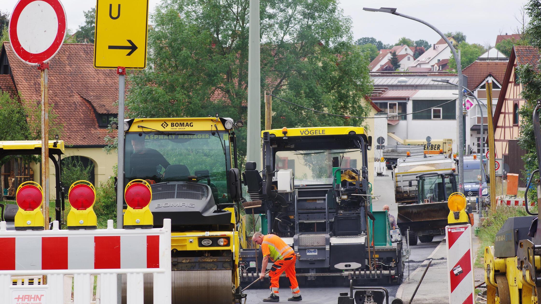 Wilhermsdorf: An dieser Dauerbaustelle kündigt sich ein Ende an