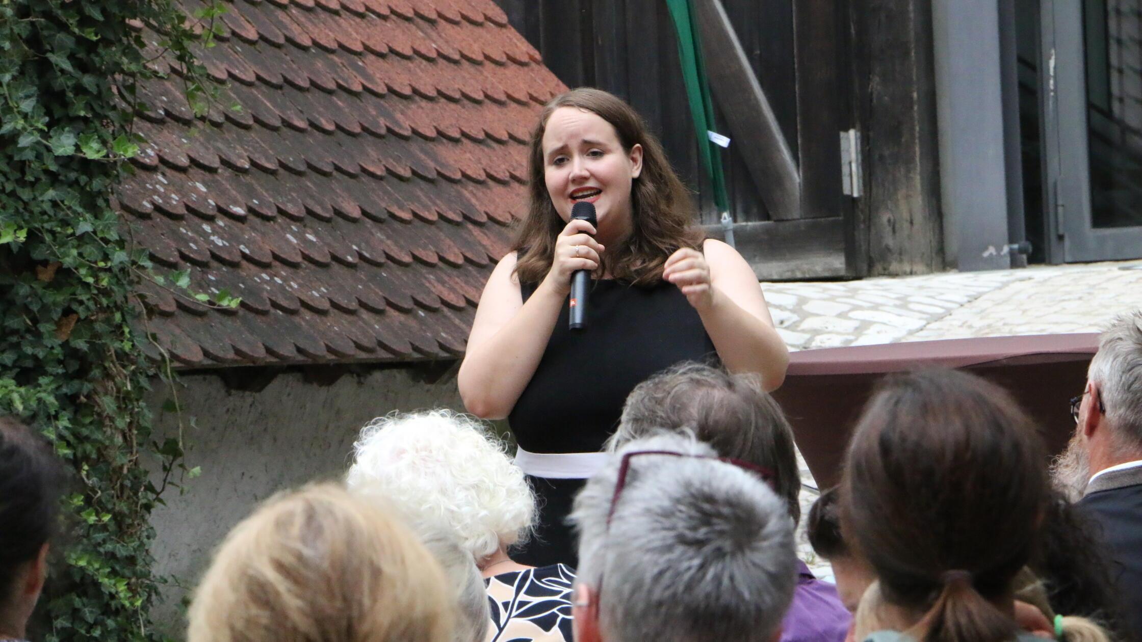 Bundesvorsitzende Ricarda Lang findet beim Grünen-Sommerfest in ...