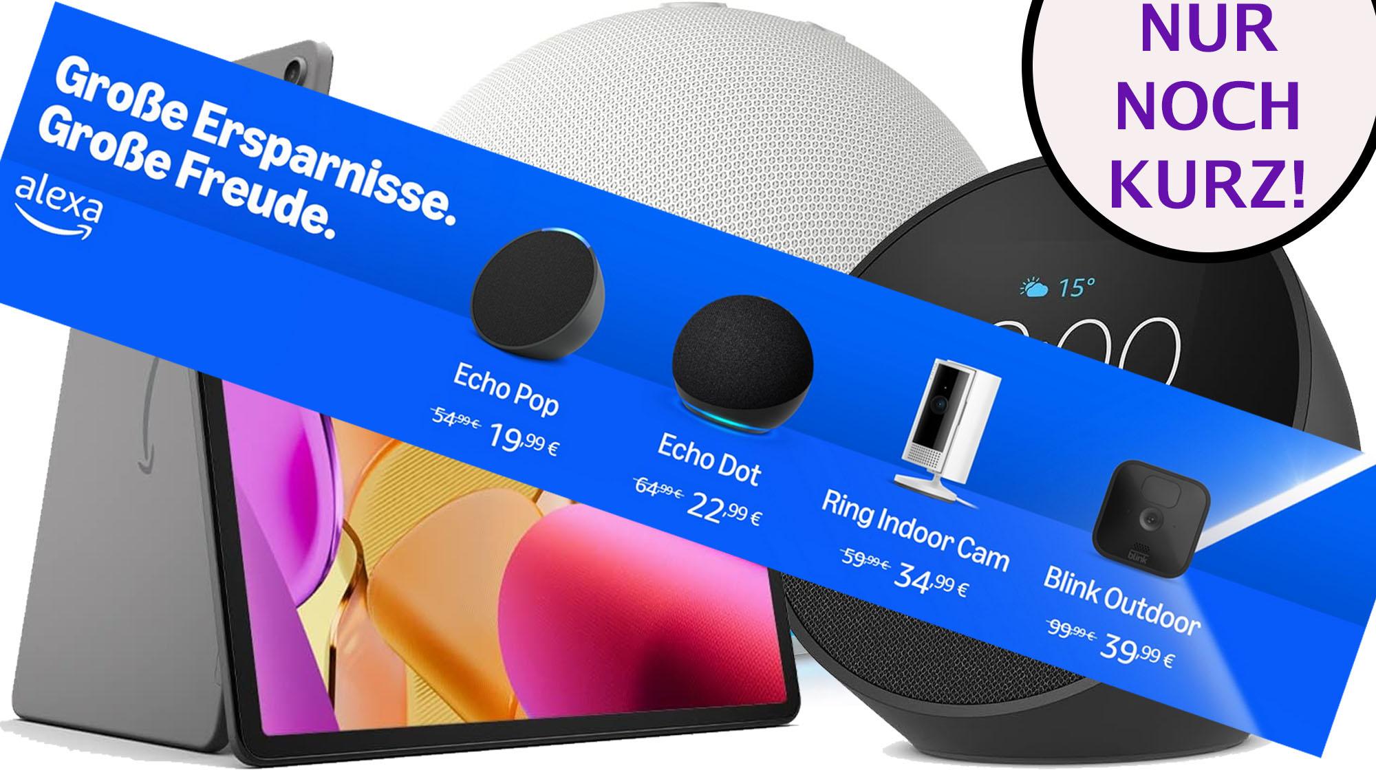 Nur noch bis 20:55 Uhr! Rabatte auf Amazon Echo Dot/Show, Fire und mehr ...