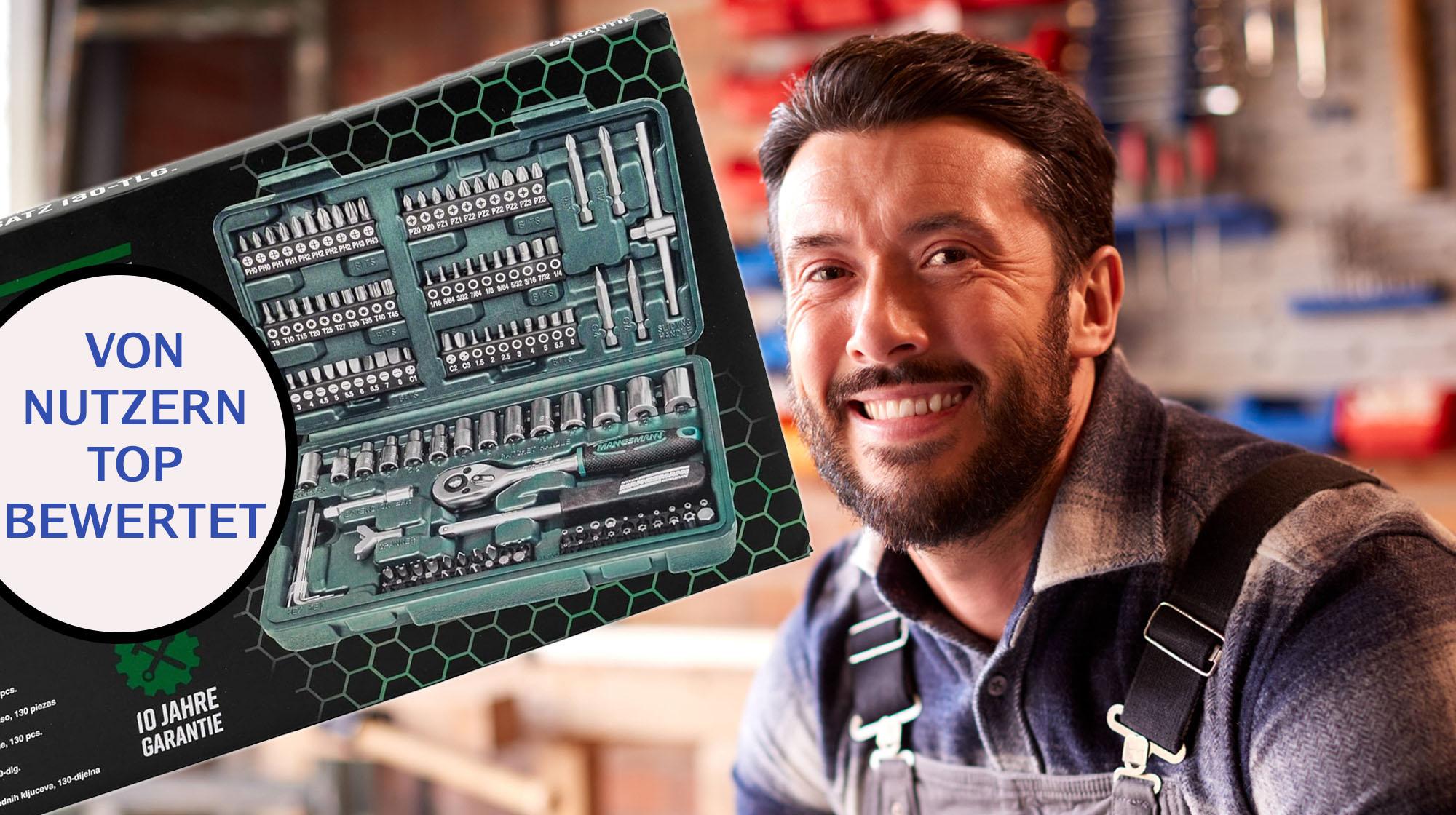 130 Teile für 18,16 Euro! Wie soll Mannesmann Werkzeug-Set am Amazon ...