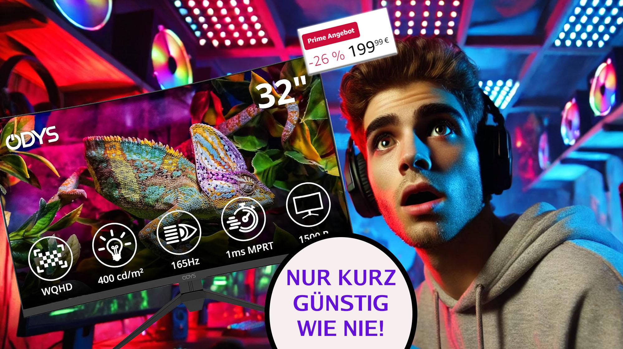 Klingt wie Fake-News! 32-Zoll-Monitor erstmals unter 200 Euro! Curved ...