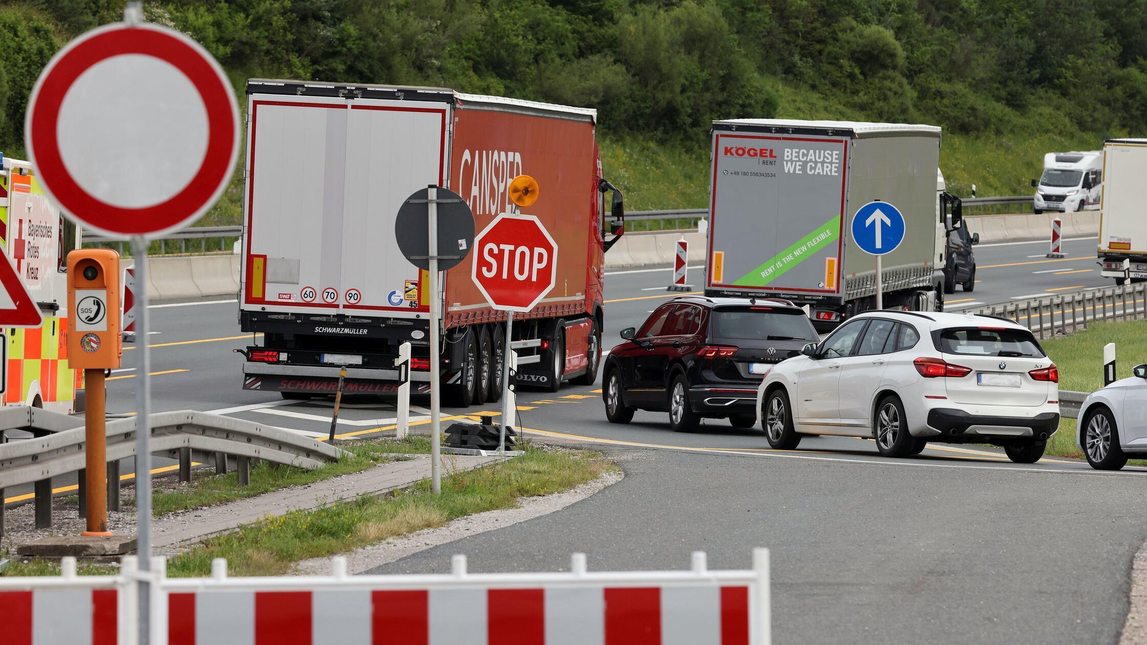 Autobahn-Auffahrt Trockau in Richtung Nürnberg bis 4. November wegen ...