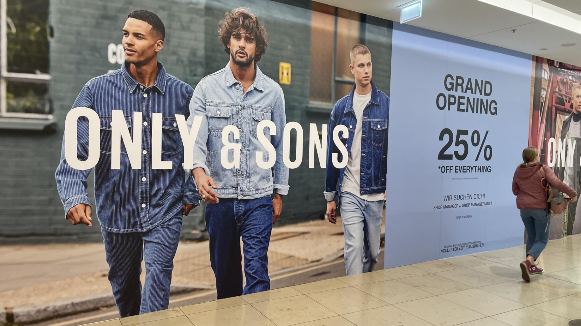 Only & Sons kommt in die Erlanger Acarden: Erste Filiale des Herrenmode-Labels in Franken