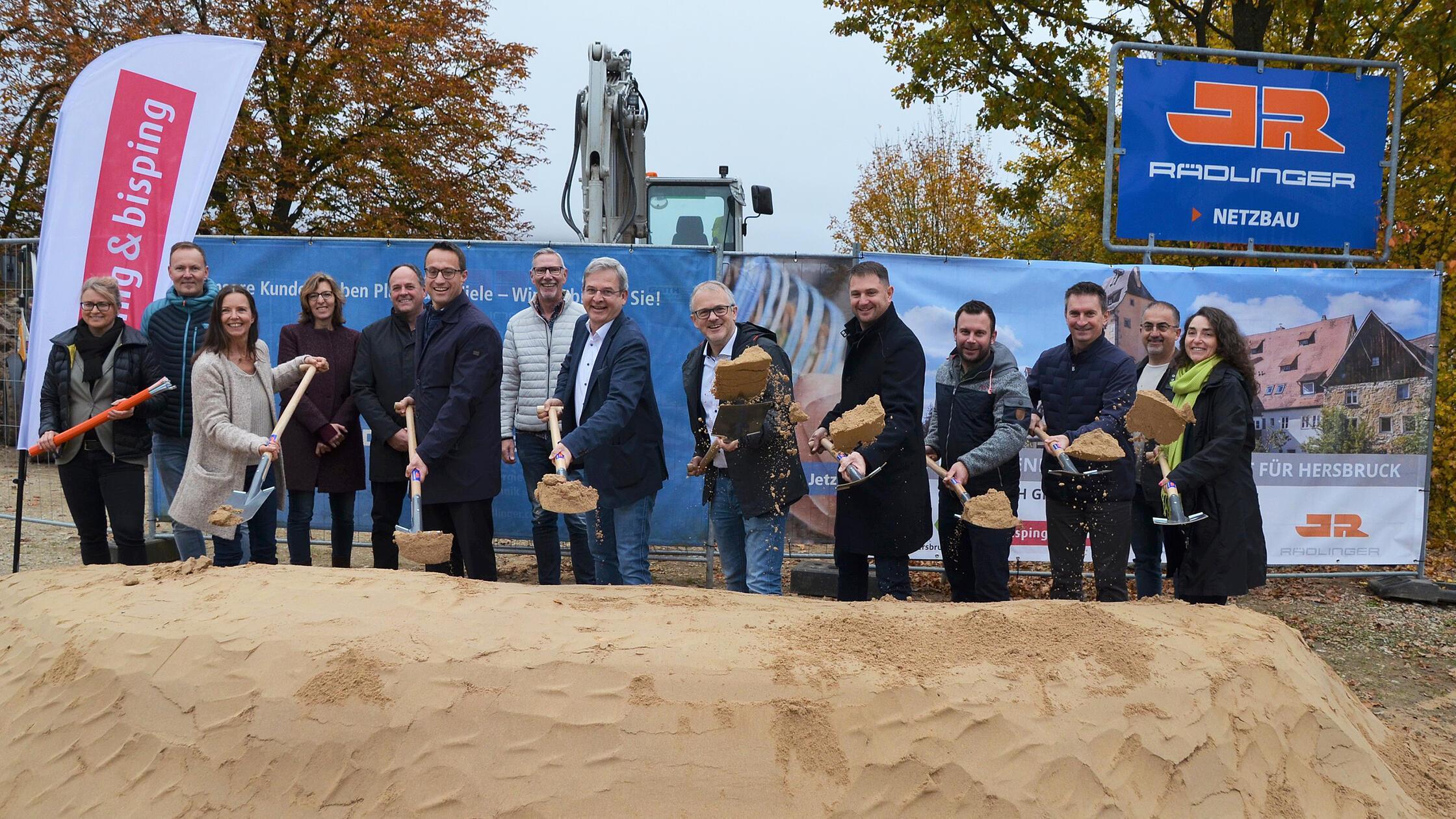 Erster Bauabschnitt gestartet: 139 Adressen in Altensittenbach bekommen ...
