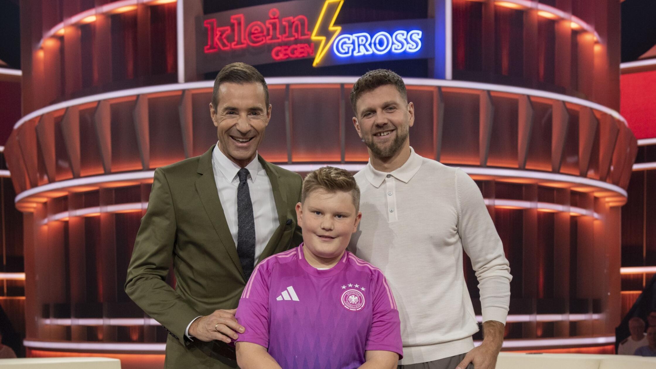 Luis aus Erlangen gegen Nationalspieler Füllkrug bei TV-Show „Klein gegen Groß“: So lief der Dreh