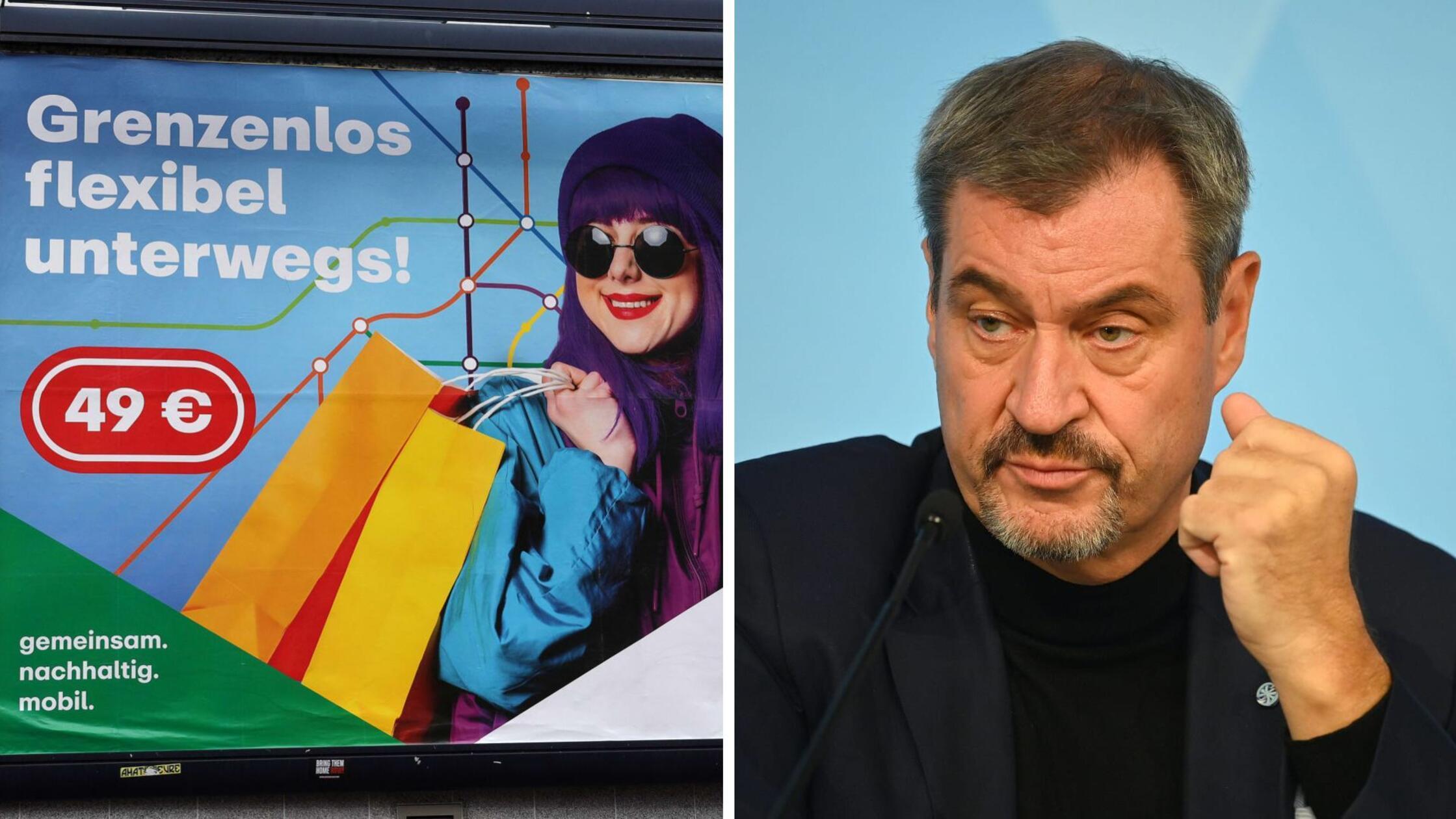 Deutschlandticket vor Aus? Söder stellt klare Forderung - und will ...