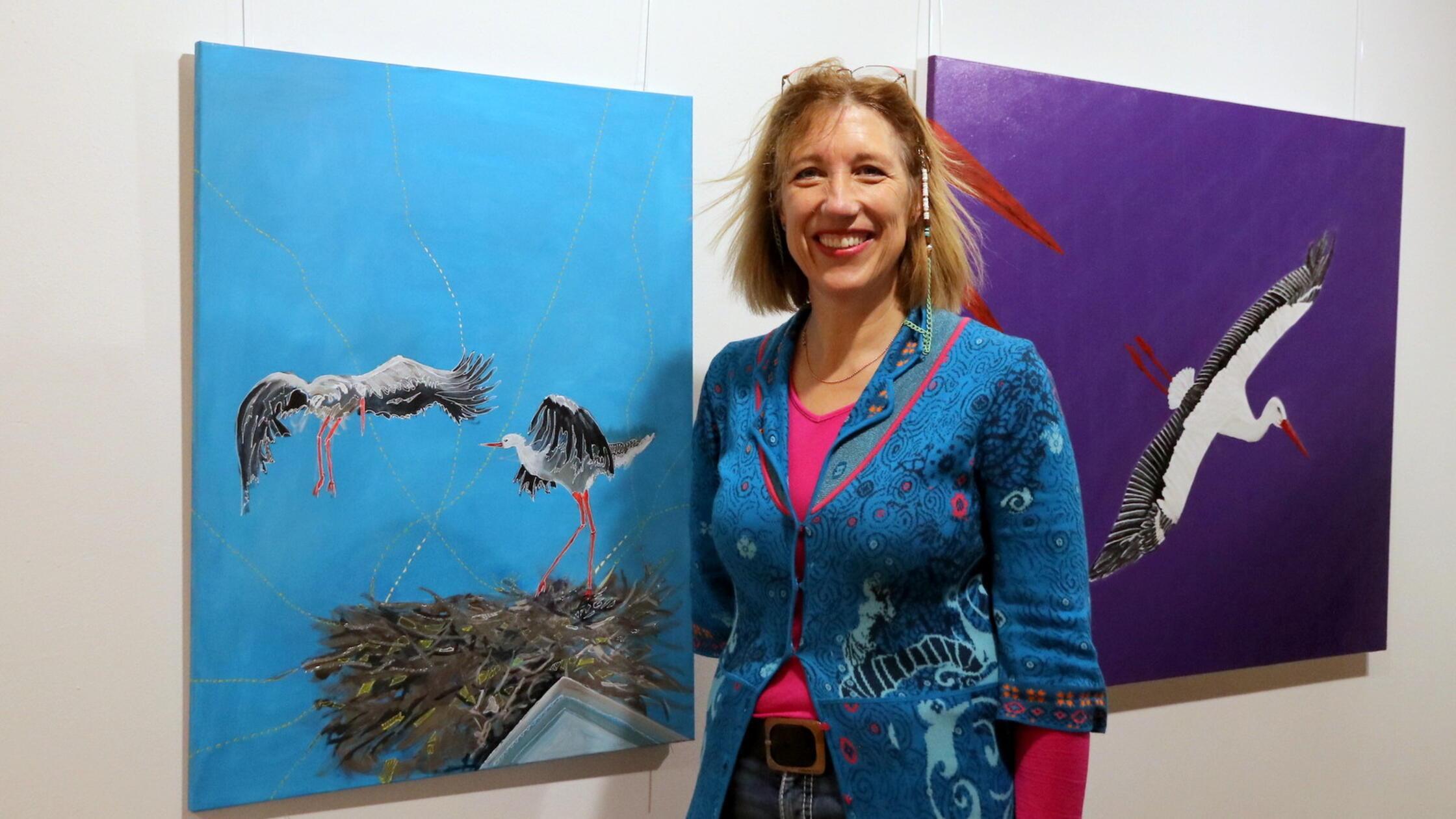 Hommage an die Herzogenauracher Störche: So inszenieren Künstler die ...