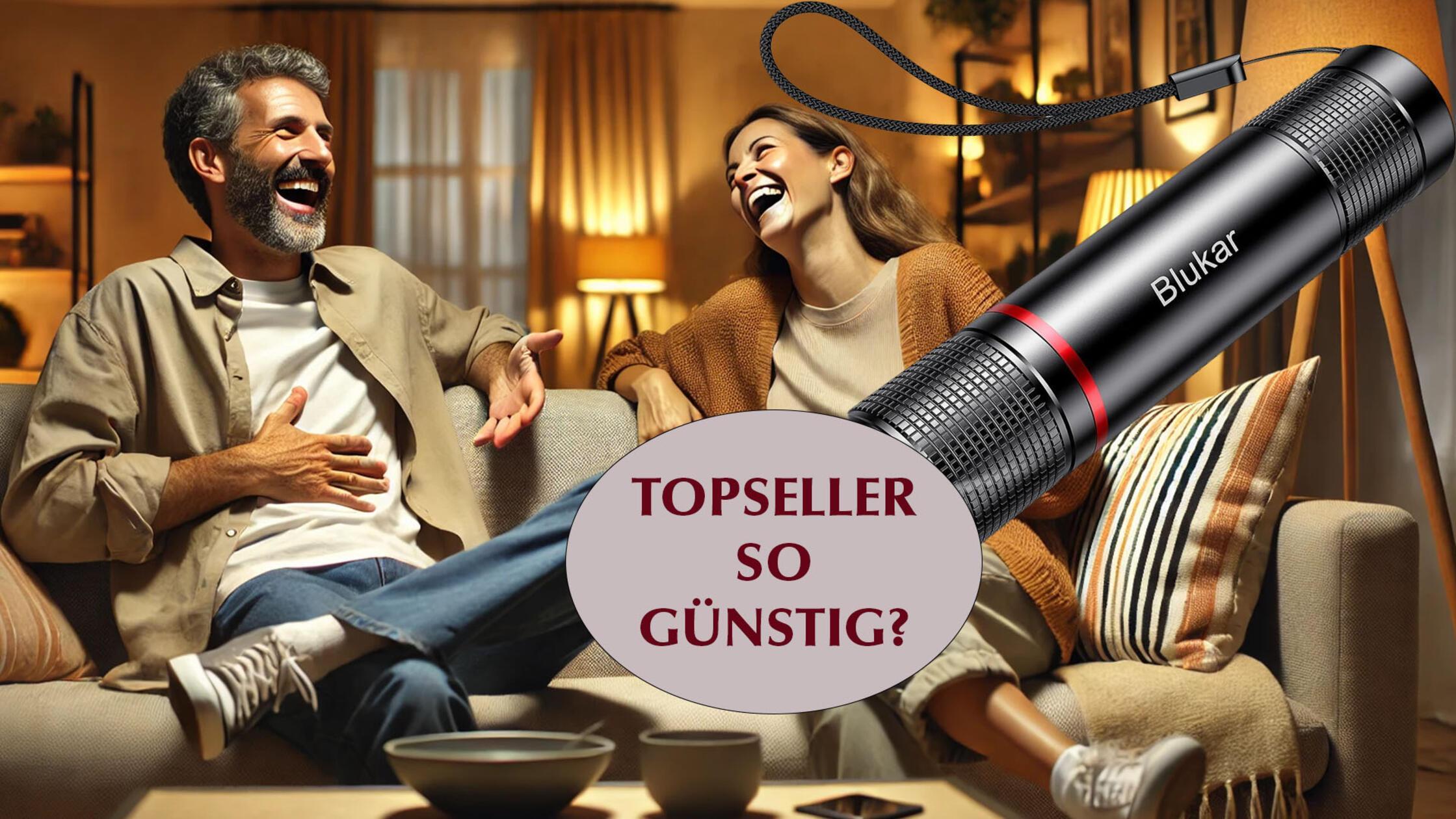 Ein Scherz? Nur noch 7,99 Euro für Topseller! LED Taschenlampe klein ...