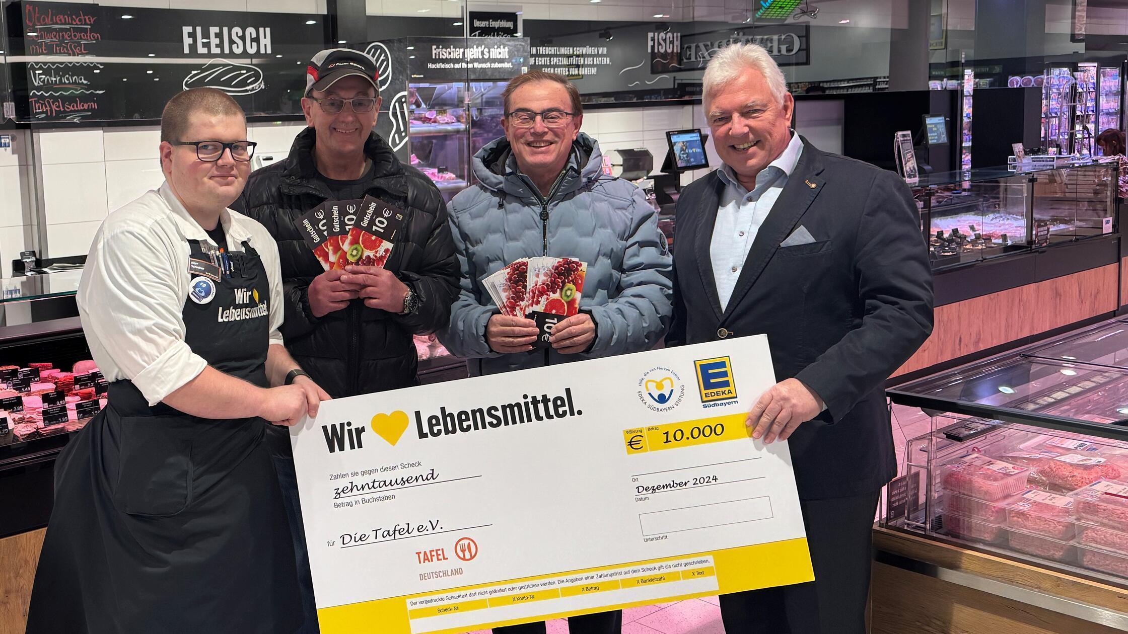Für die Treuchtlinger Tafel - Edeka unterstützt Engagement mit einer ...