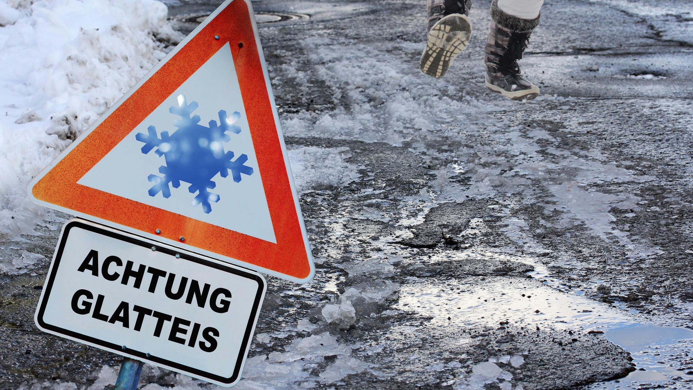 Glatteis-Chaos: Zahlreiche Stürze, volle Notaufnahmen und verzögerte ...