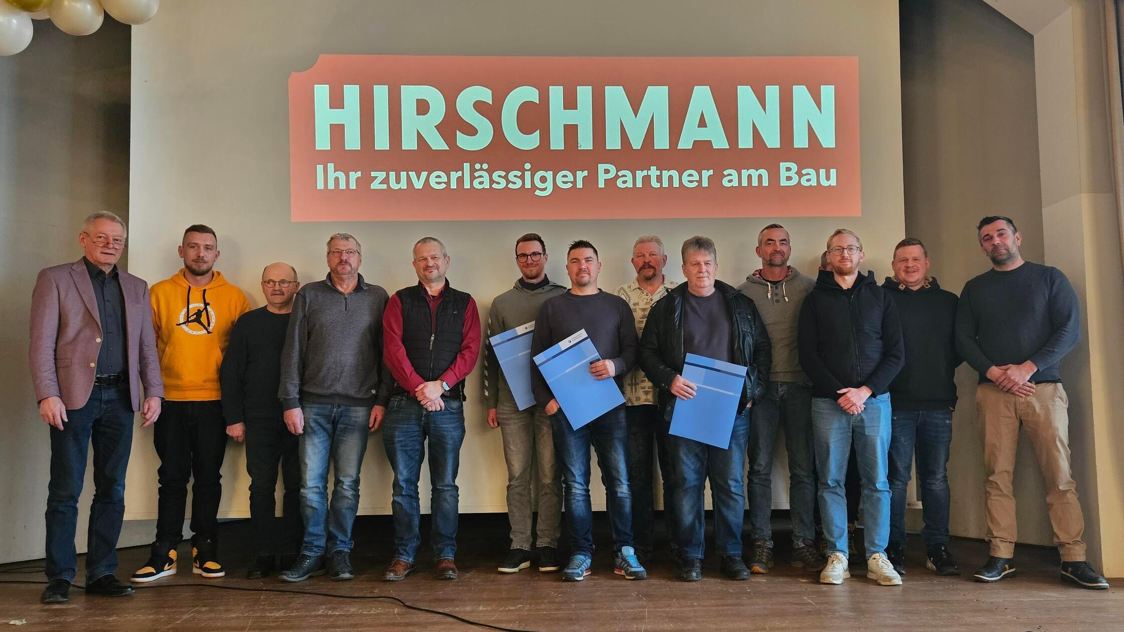 Einige Mitarbeiter teils seit Jahrzehnten bei der Firma Hirschmann in ...