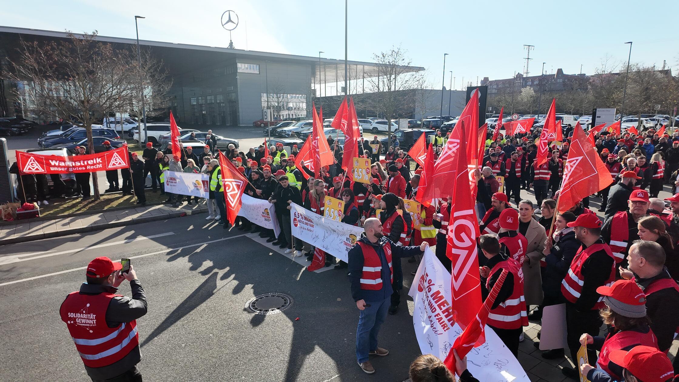 Mercedes Streik Heute