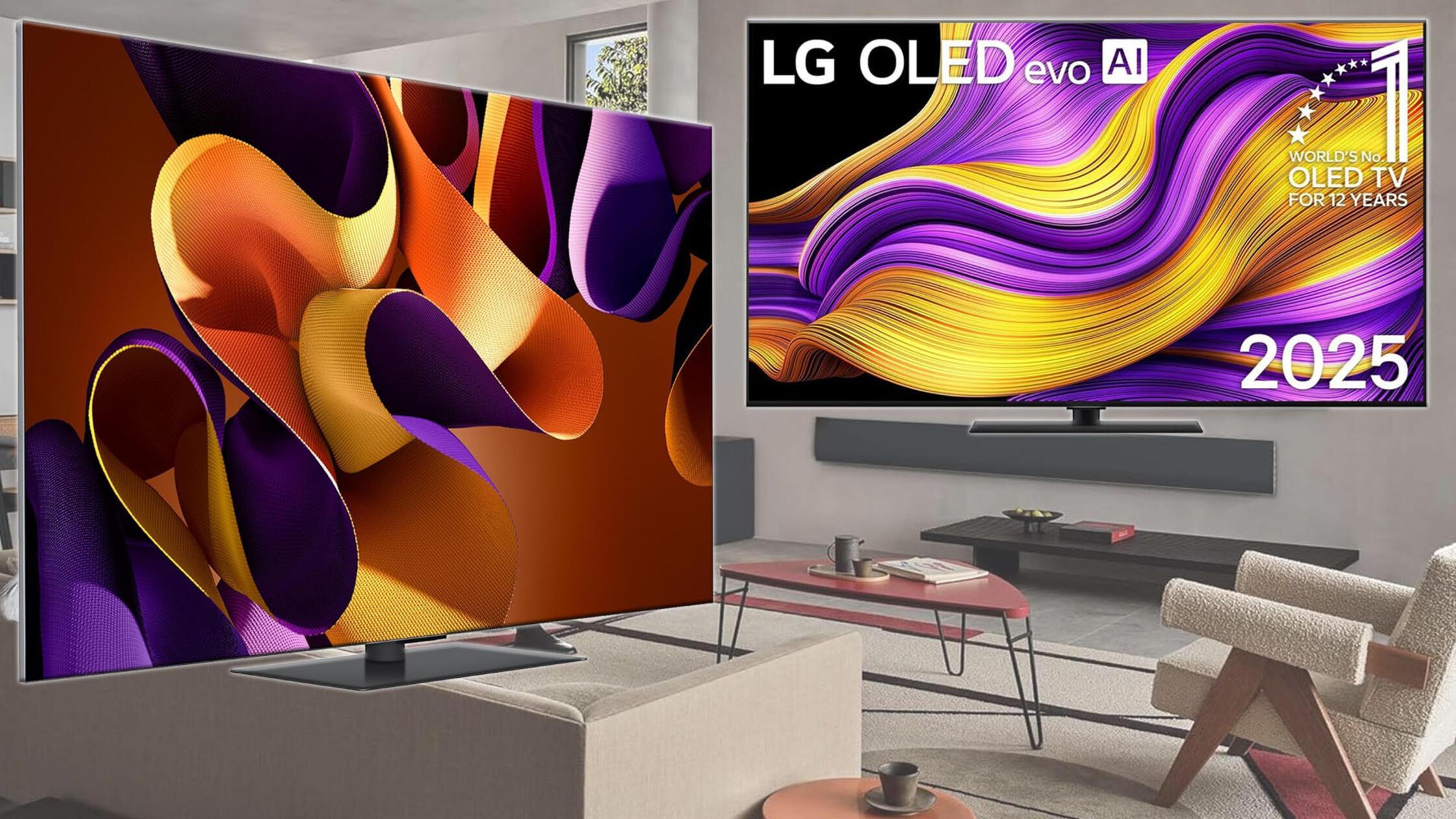 Top-Fernseher nie günstiger: LG OLED TV 65 Zoll 144 Hz & brandneuer LG OLED 2025 mit 400€-Cashback
