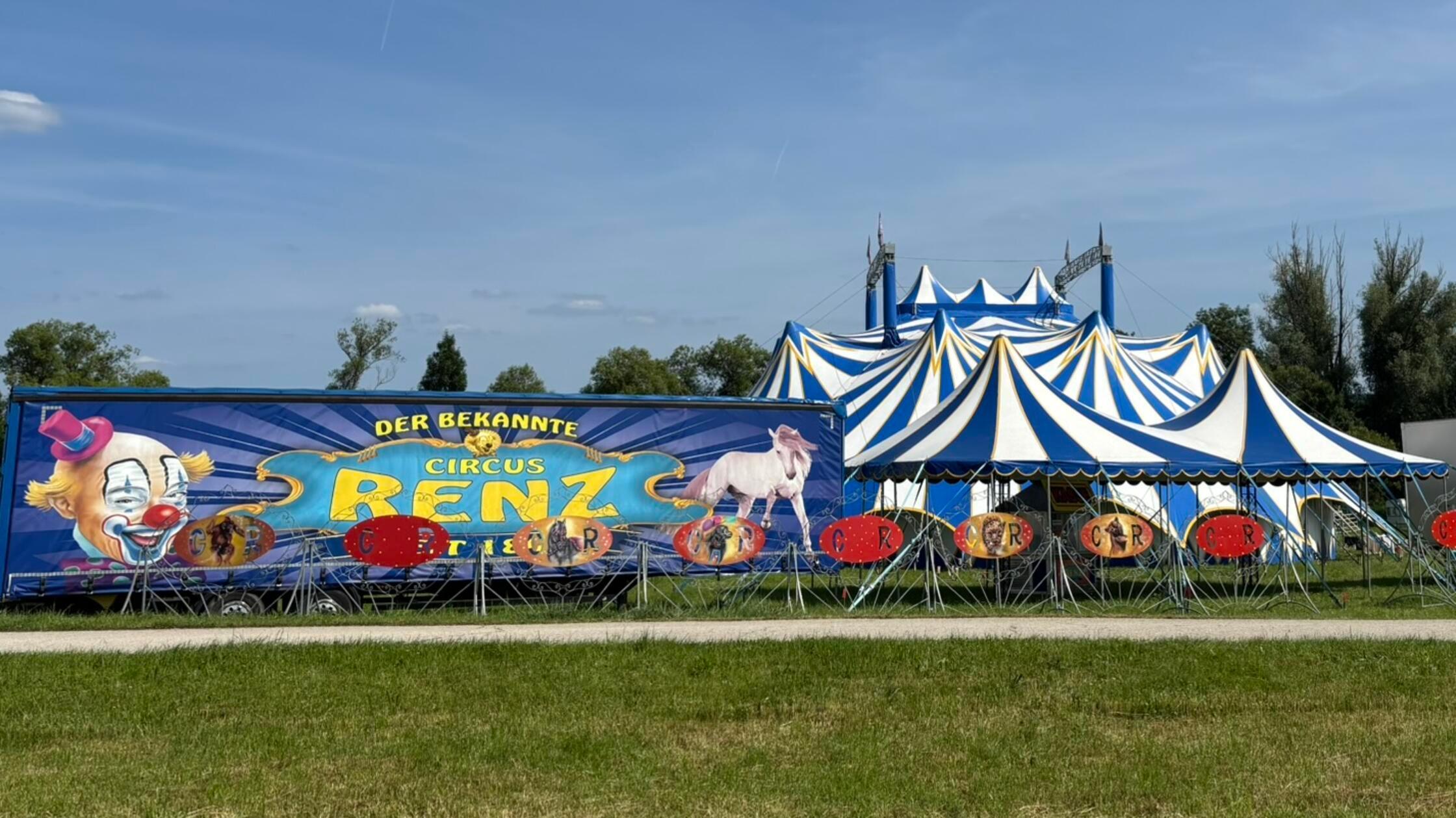 Circus Renz gastiert im Hersbrucker Stadtteil Altensittenbach übers Fronleichnamwochenende