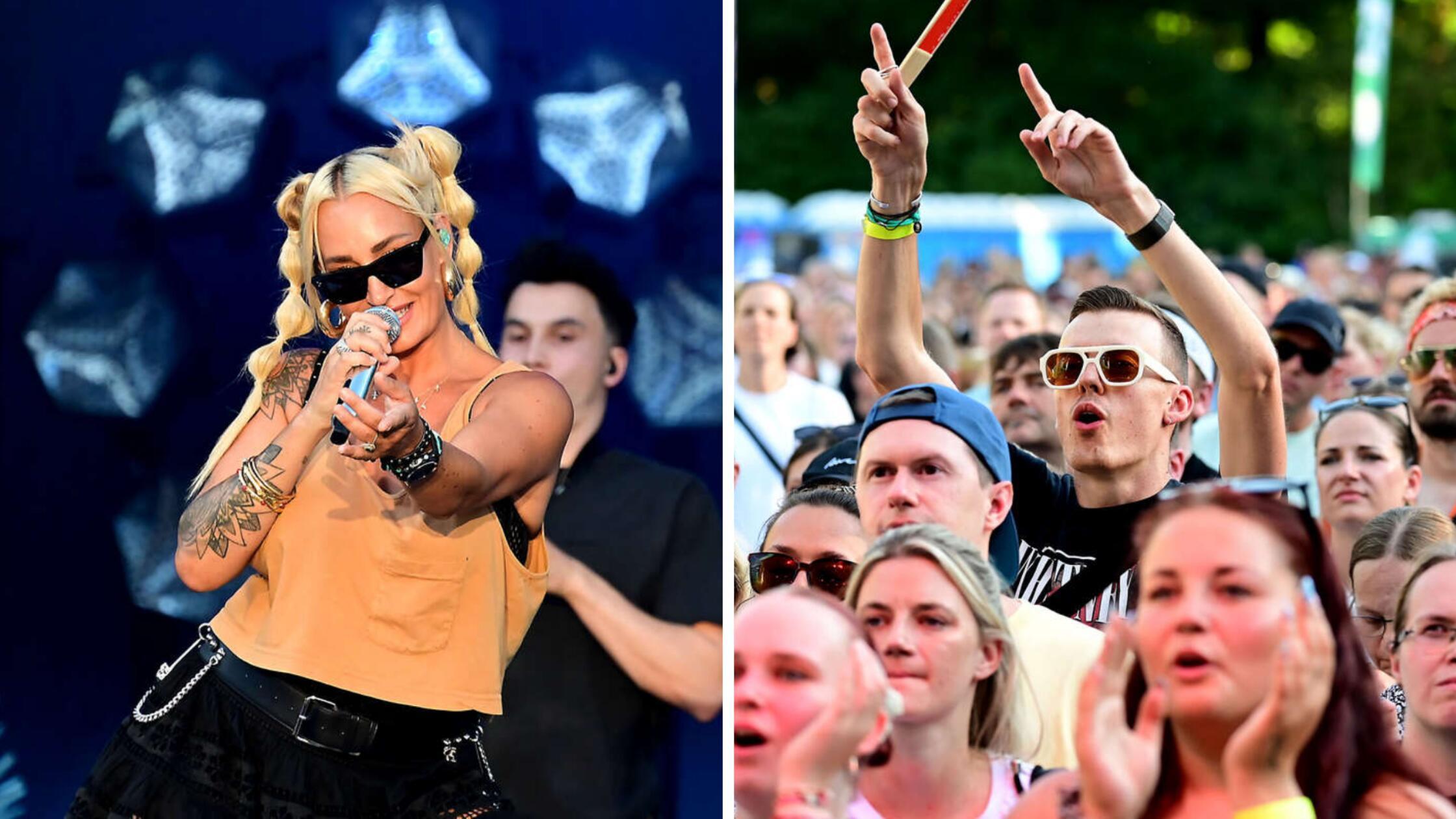 Nach Ski Aggu: Sarah Connor macht Stimmung im Stadionpark in Nürnberg