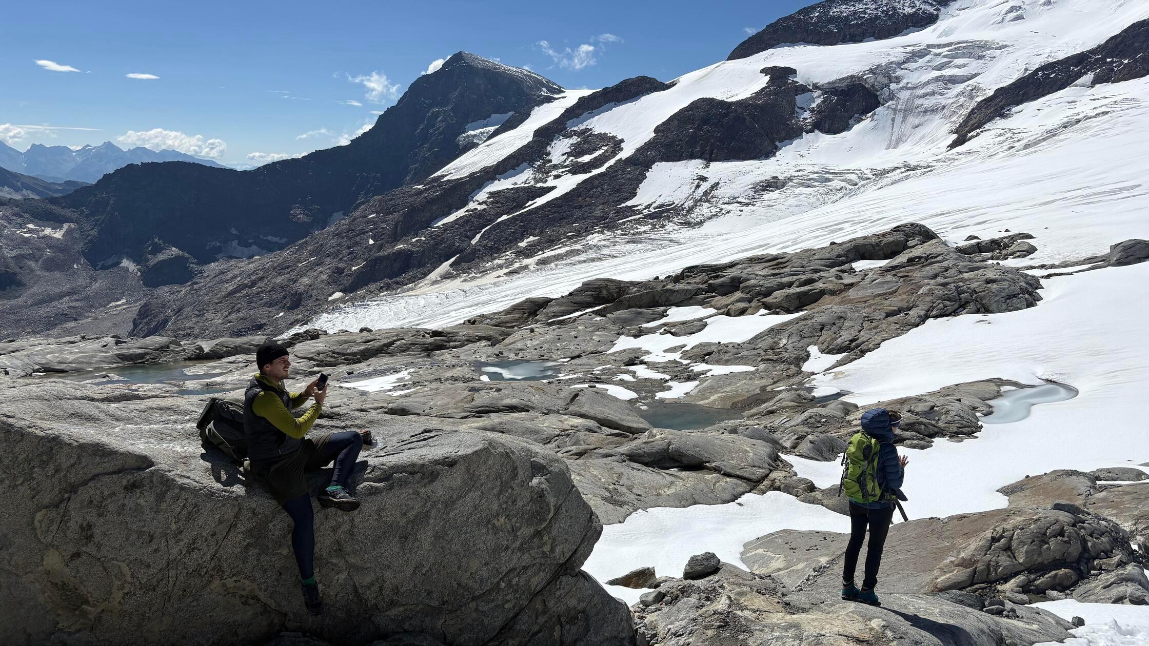 Gletscherschmelze, Felsstürze, gesperrte Wege: Klimawandel trifft die ...