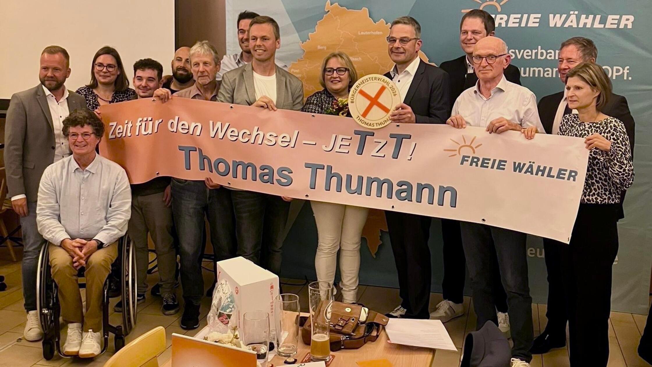 Er will Bürgermeister von Mühlhausen werden: Freie Wähler heben Thomas ...