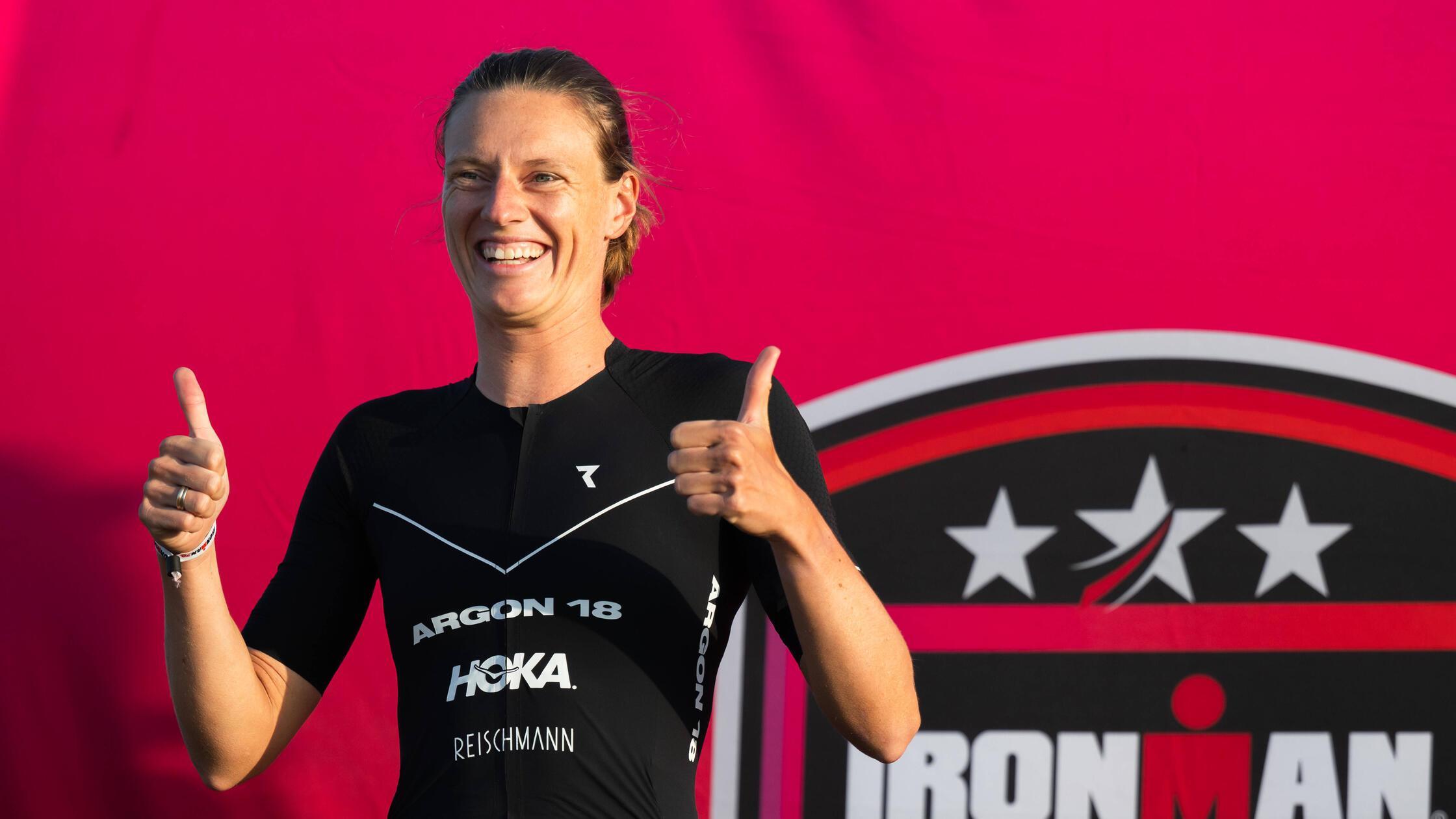 Die deutsche Triathletin Anne Reischmann bestritt den legendären Iron ...