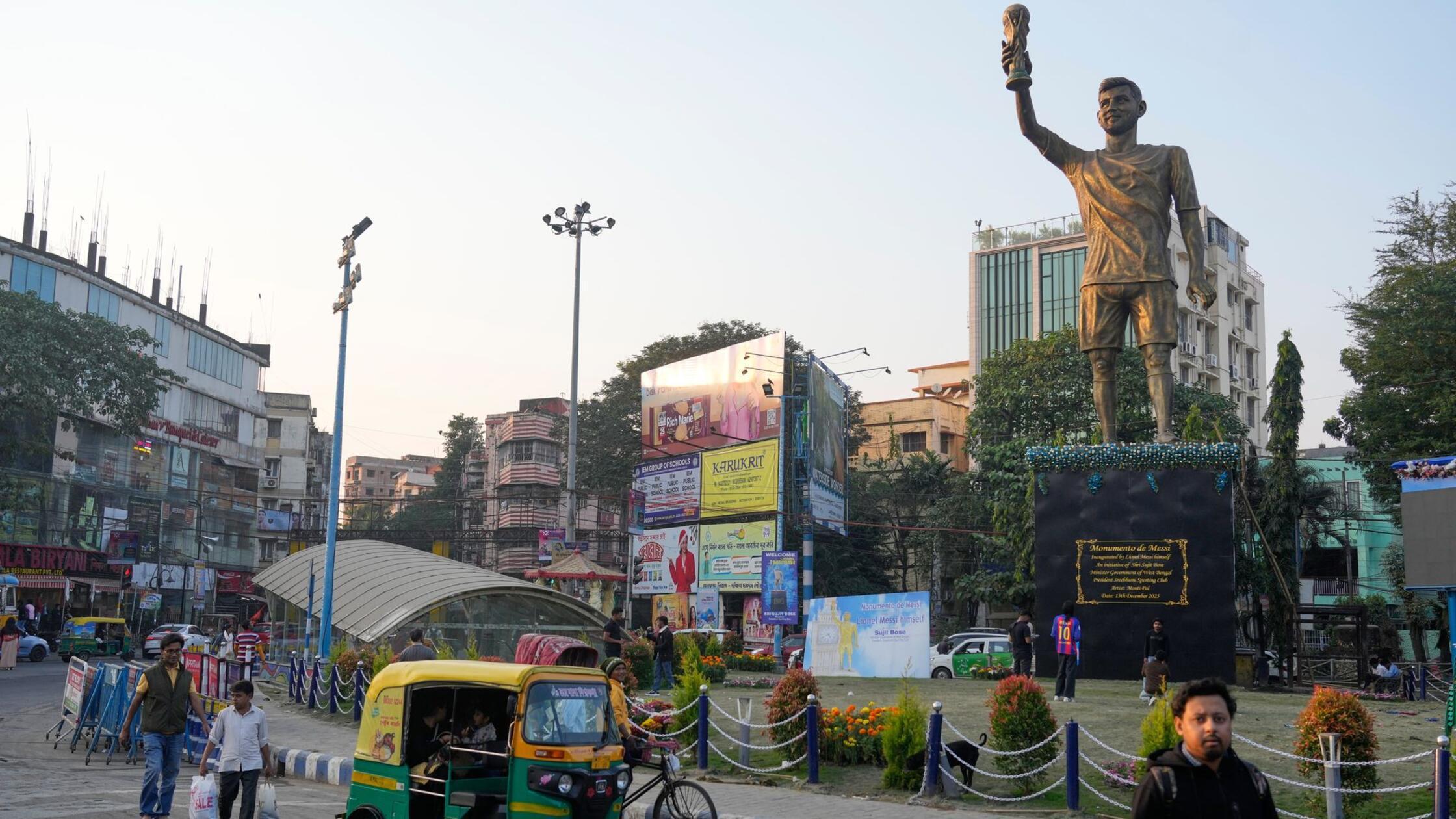 Sicherheitsgründe: Messi-Statue in Indien vor Demontage