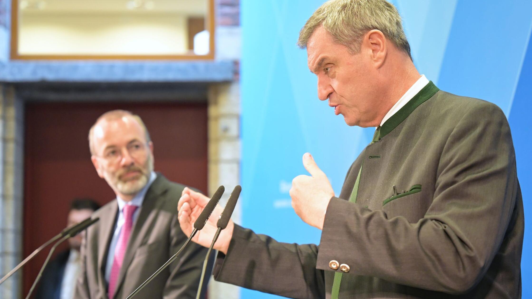 Weber: Keine Führungsdebatte um Markus Söder in CSU