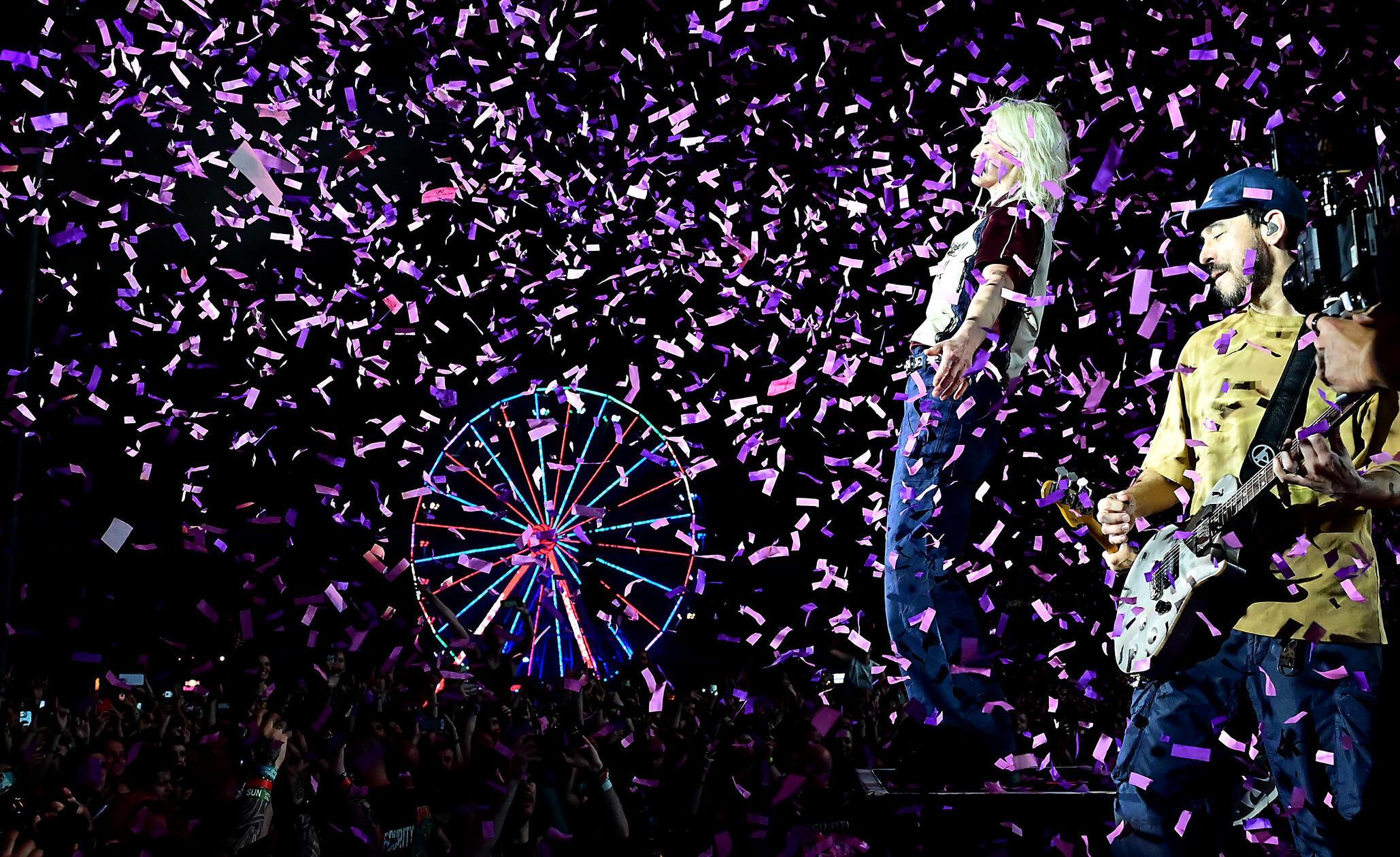 Konfettiregen zum Sonntags-Headliner: Linkin Park ziehen die Massen