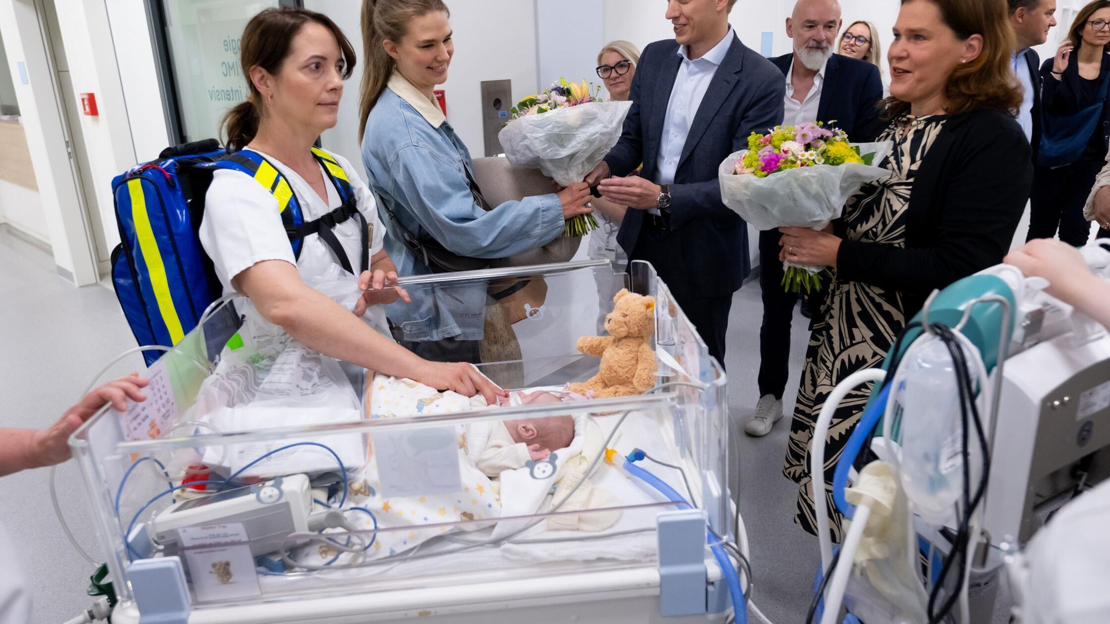 Mit den Patienten im Bett: Münchner Klinik zieht um