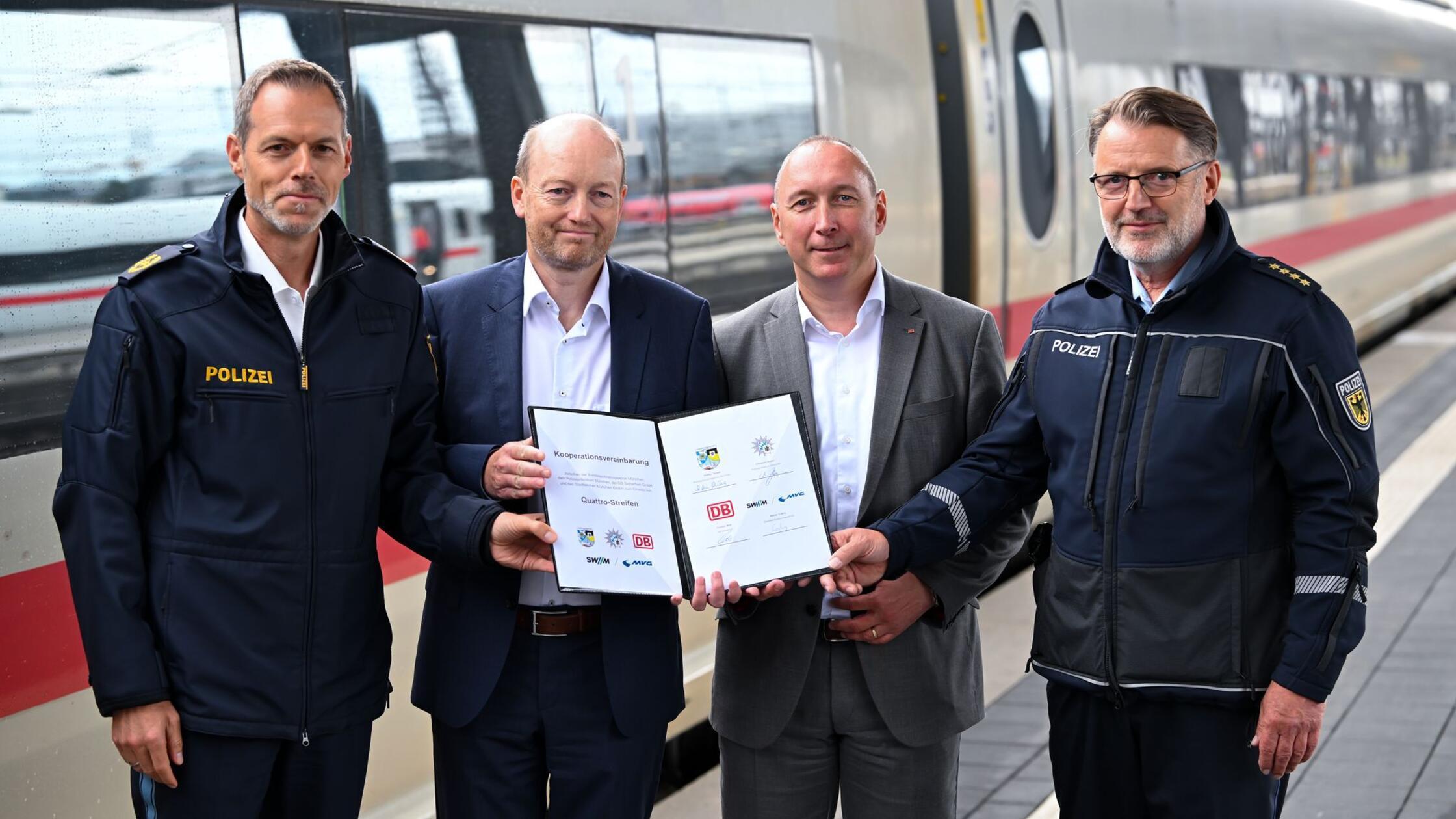 Das machen die „Quattro-Streifen“ am Münchner Hauptbahnhof