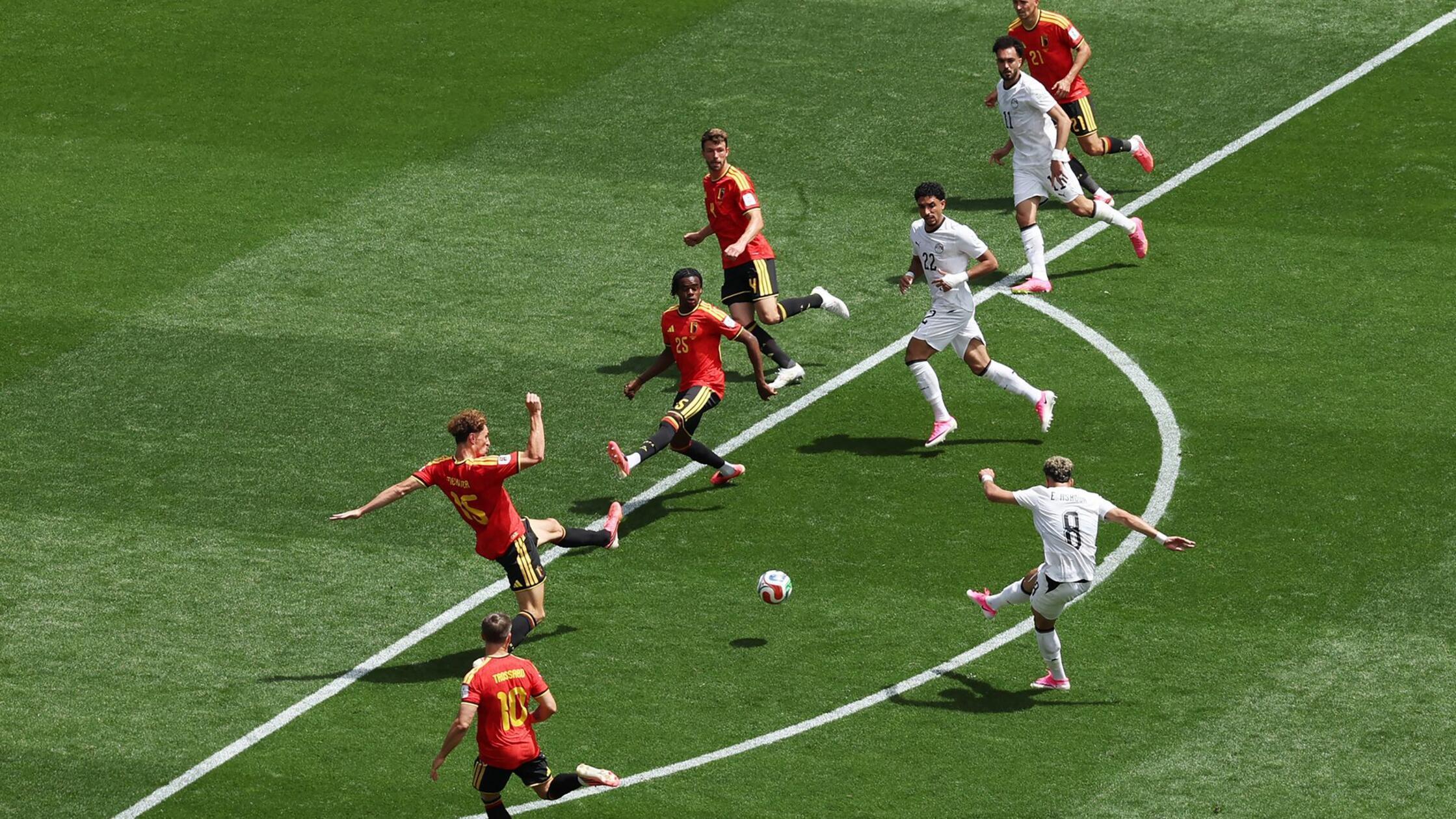 Dank Torwart Courtois: Belgien rettet Punkt gegen Ägypten