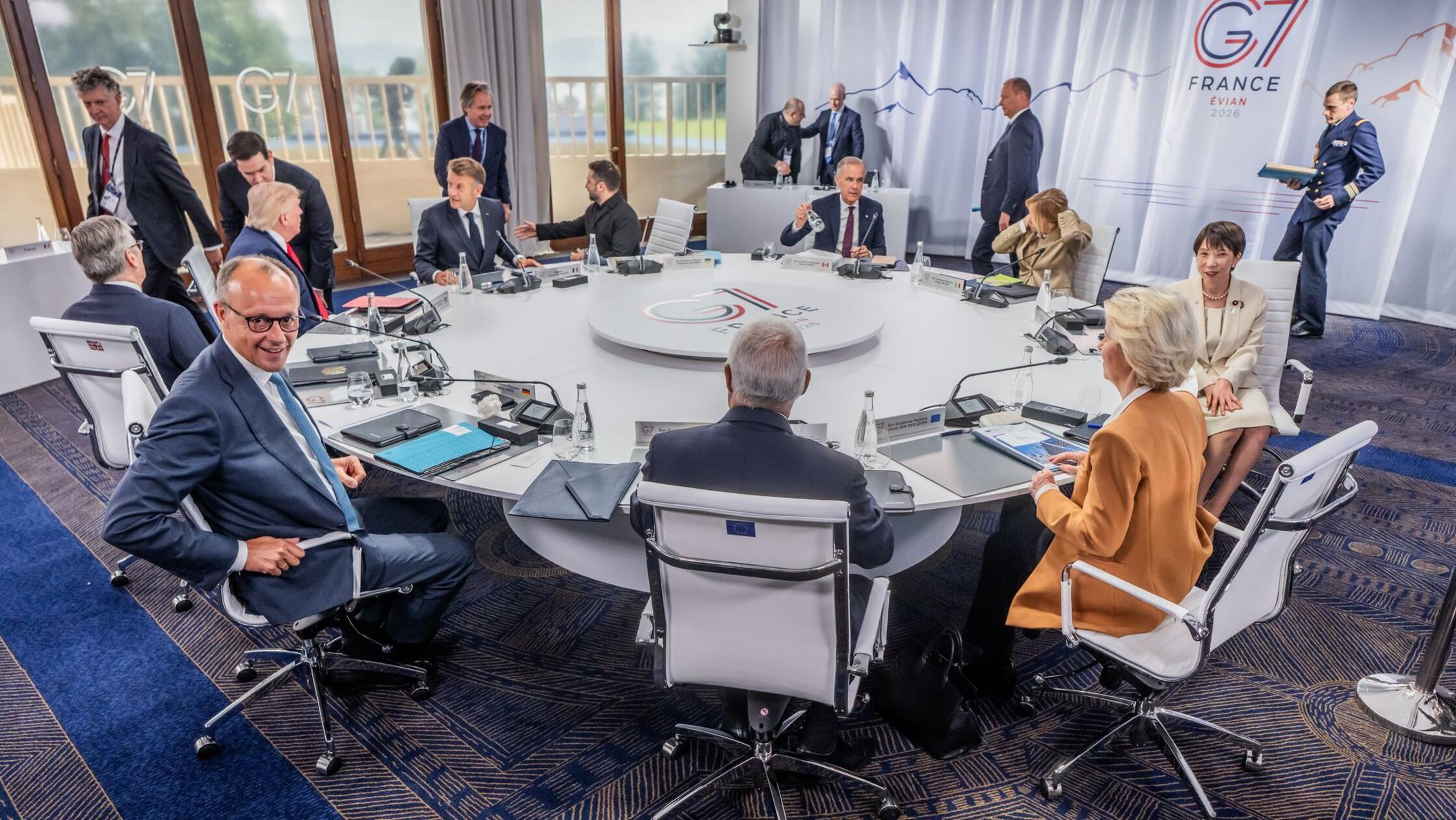 Trump nähert sich G7-Partnern an - Lob von Merz