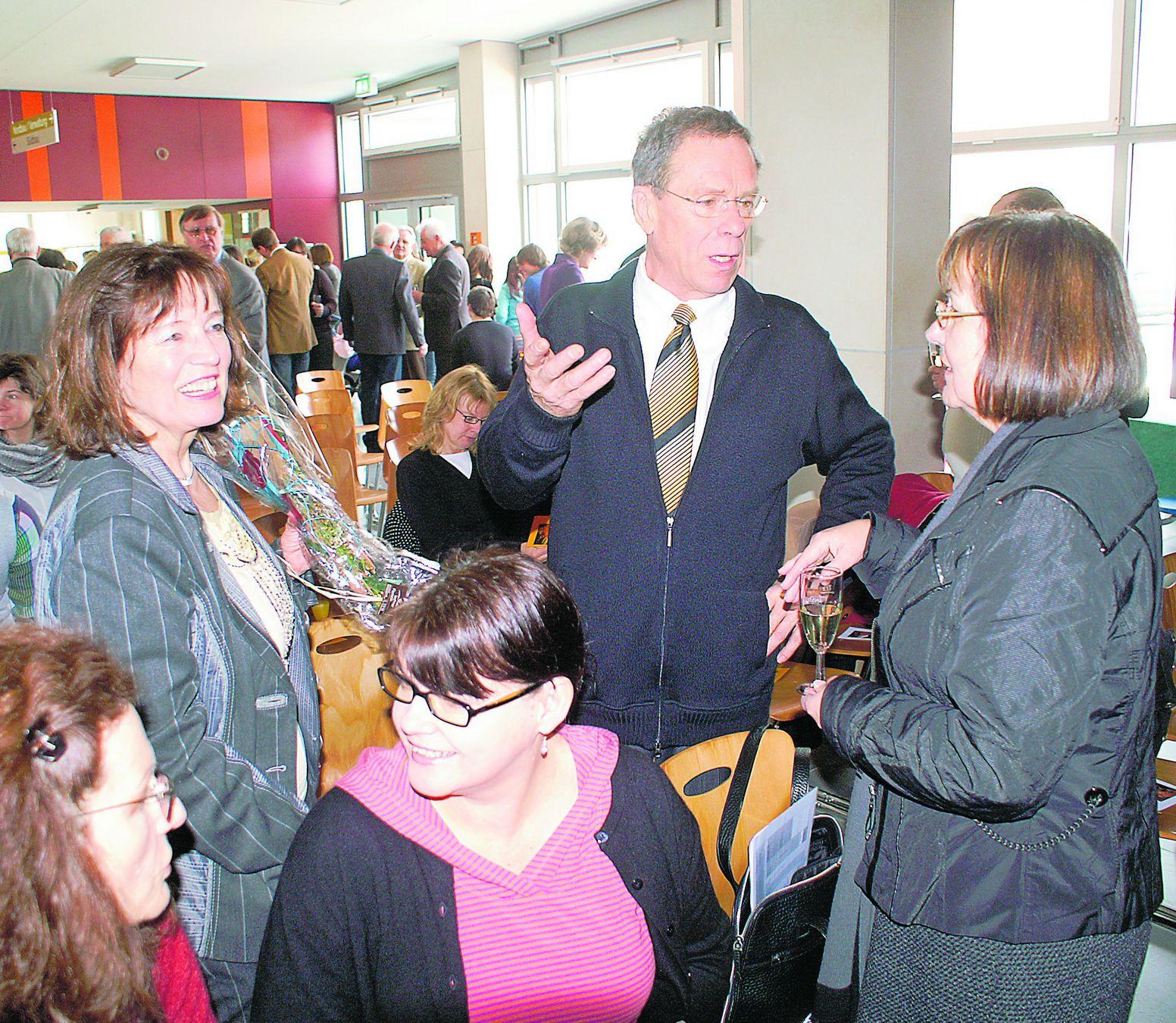Großer Bahnhof für Peter Schramm