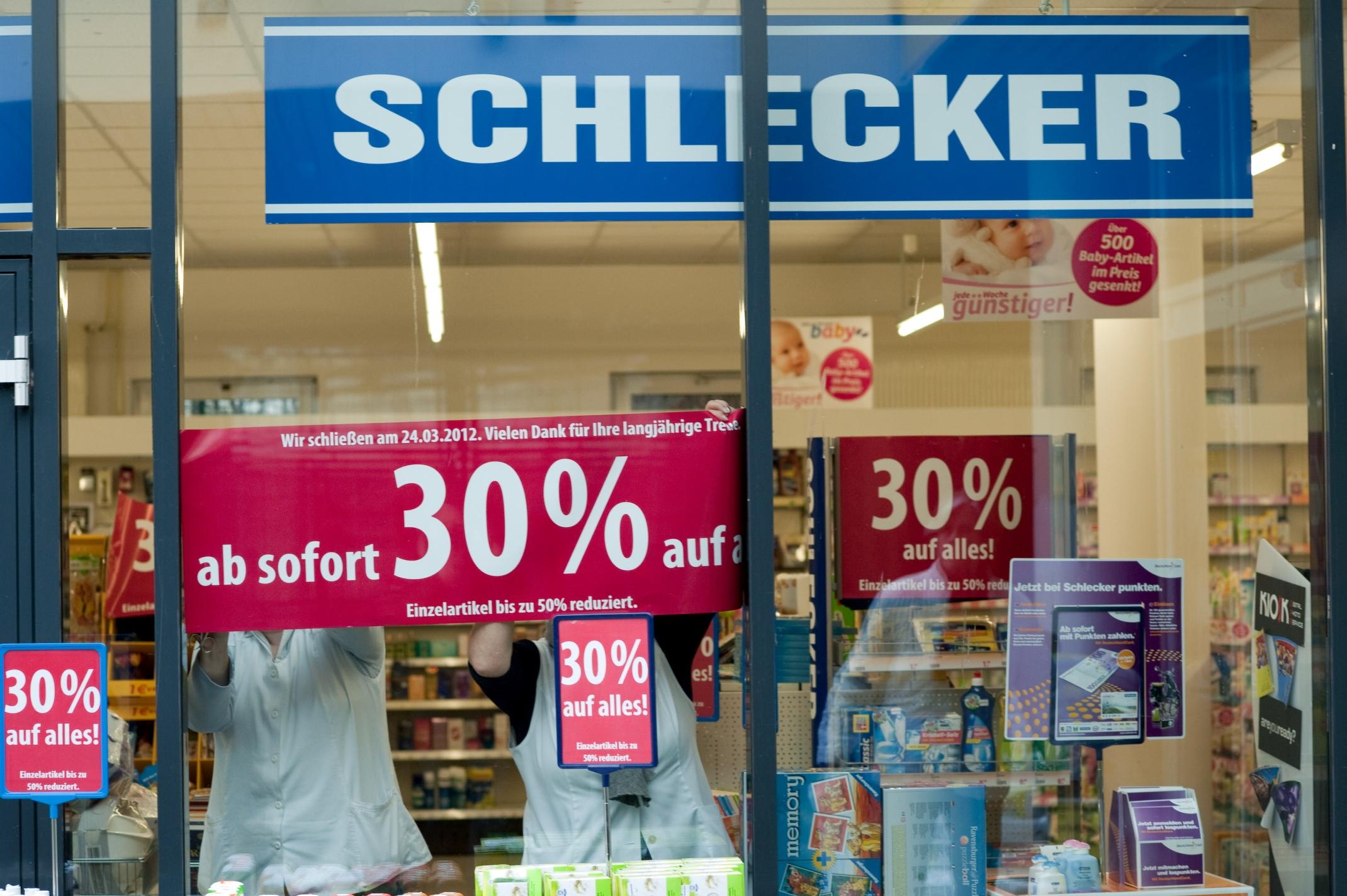 Schlecker macht fünf Filialen dicht