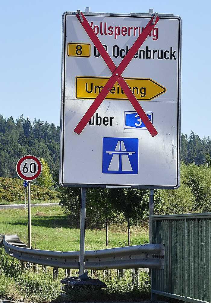 Bundesstraße 8 in nächsten Tagen meiden