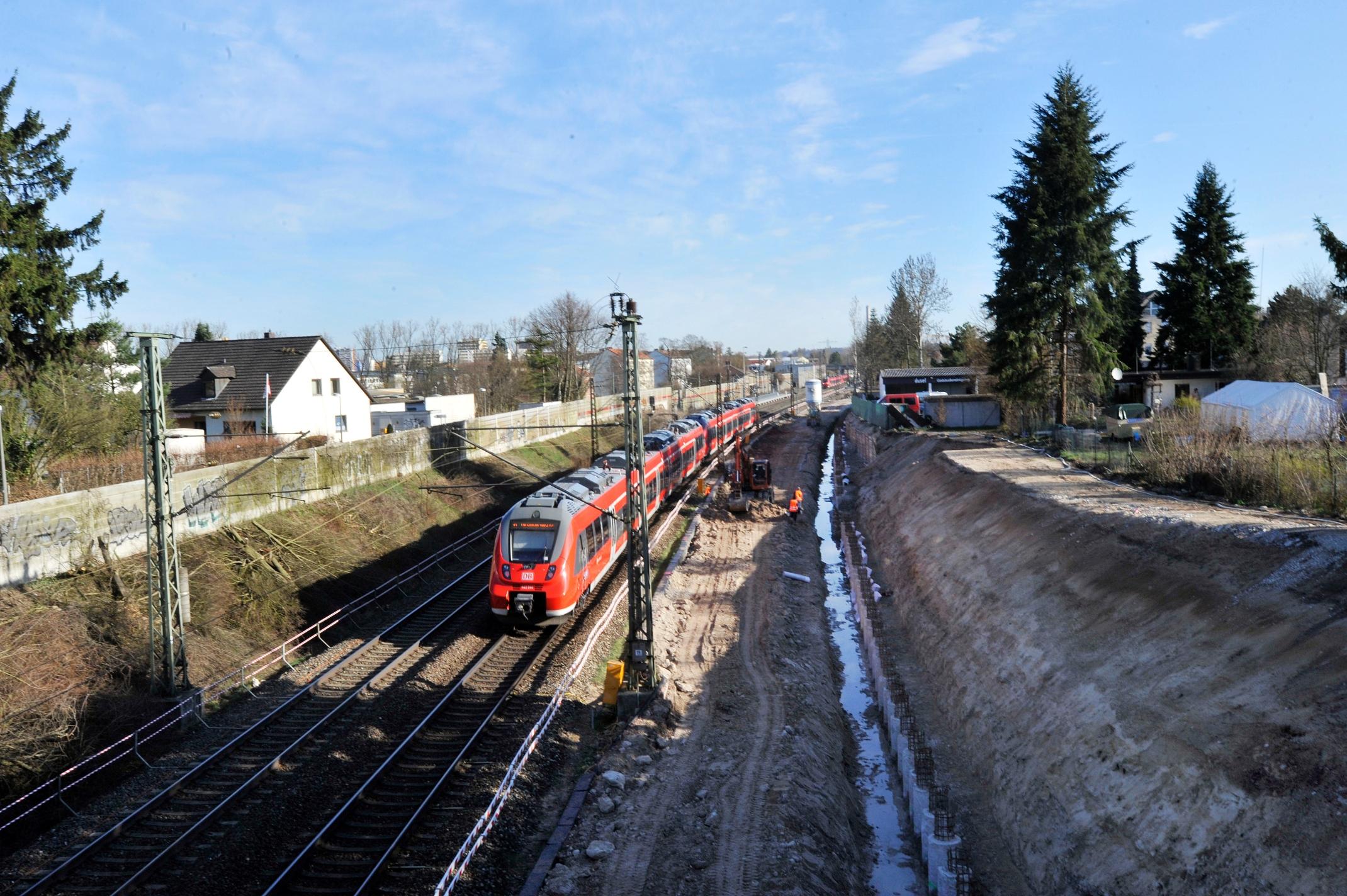 Gefährden offene Baustellen S-Bahn-Ausbau?