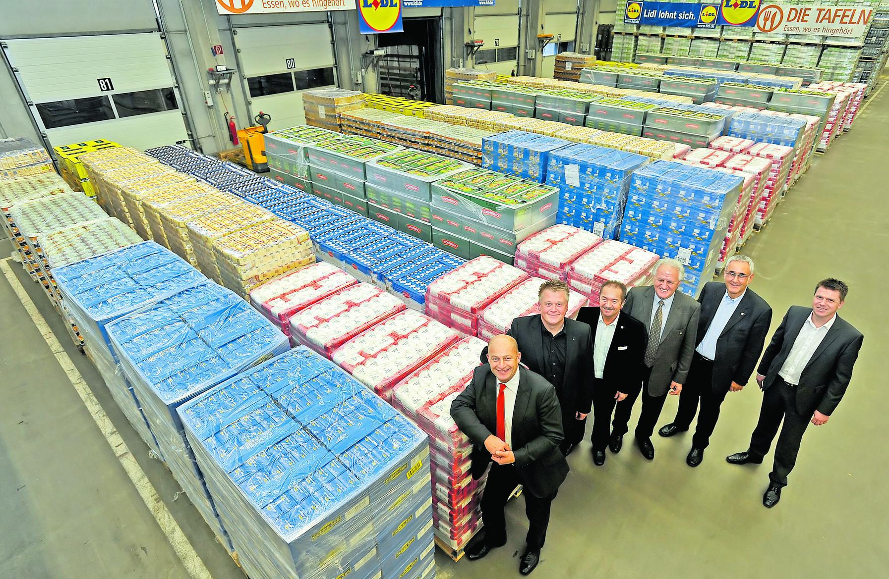 100 Tonnen Ware für die „Tafel“ gespendet