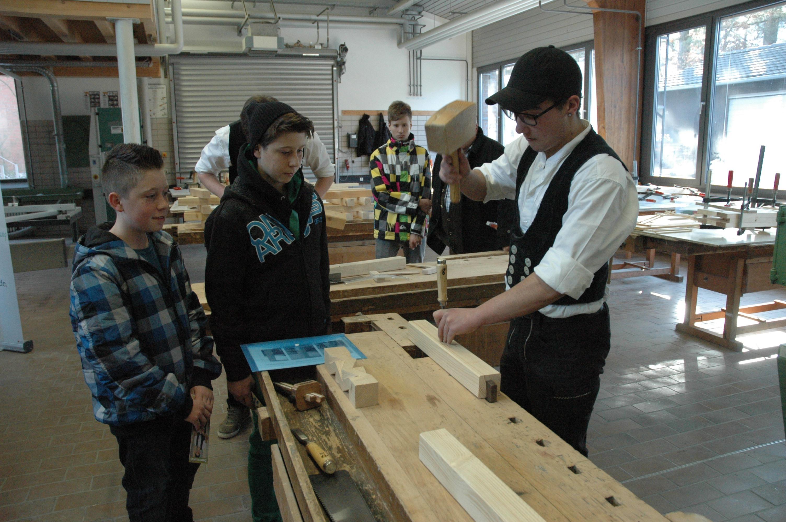 Handwerksberufe zum Ausprobieren