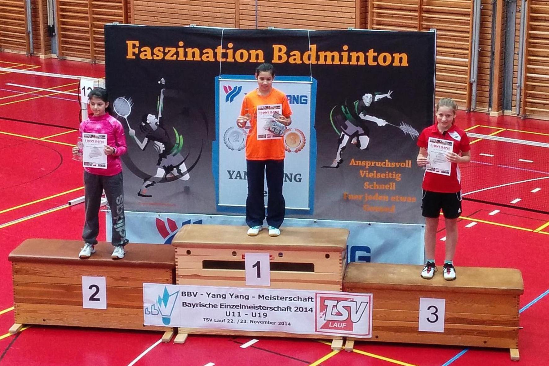 Friederike Rudert räumt drei Bayern-Titel ab