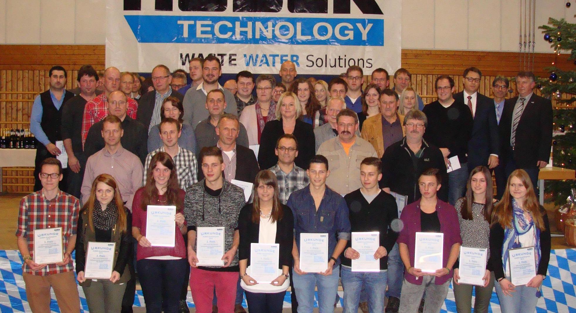 Huber Technology zeichnet treue Mitarbeiter aus