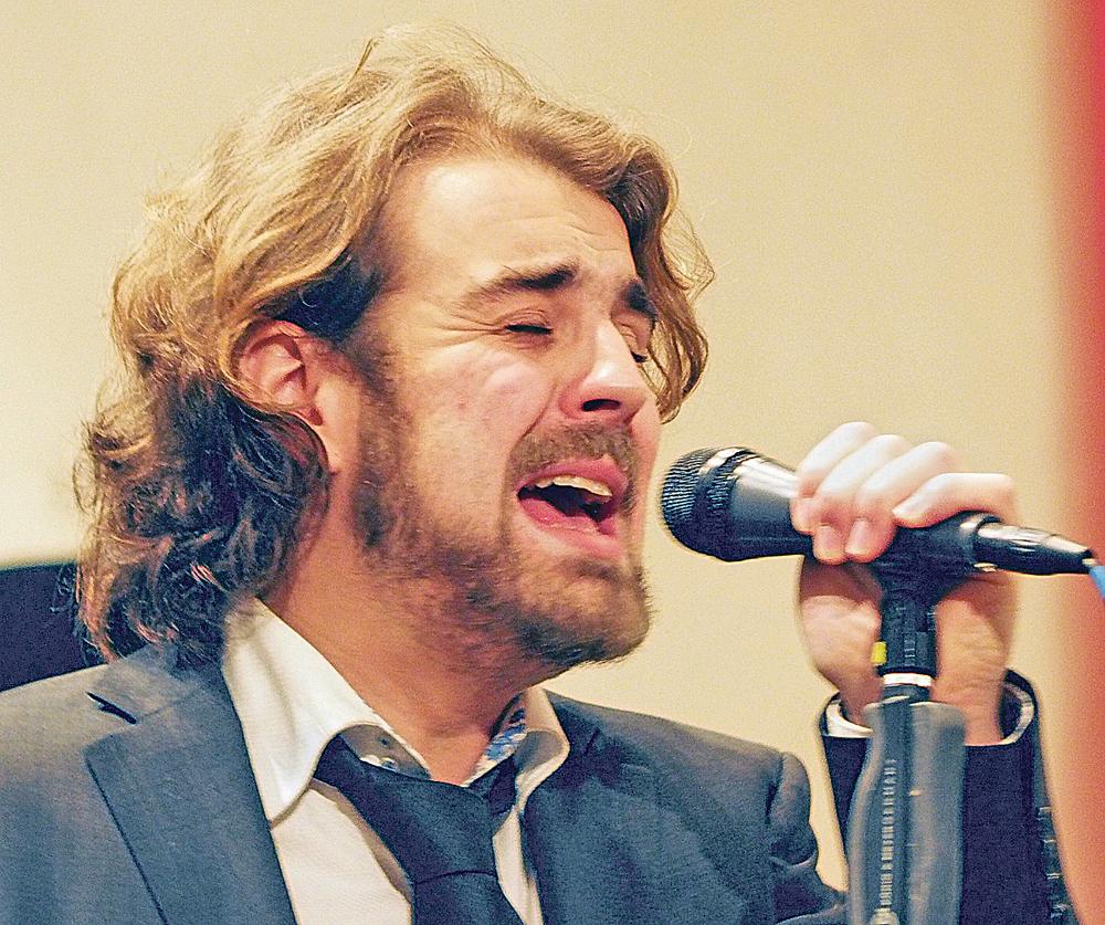 Michael Gabler rockte den Neujahrsempfang