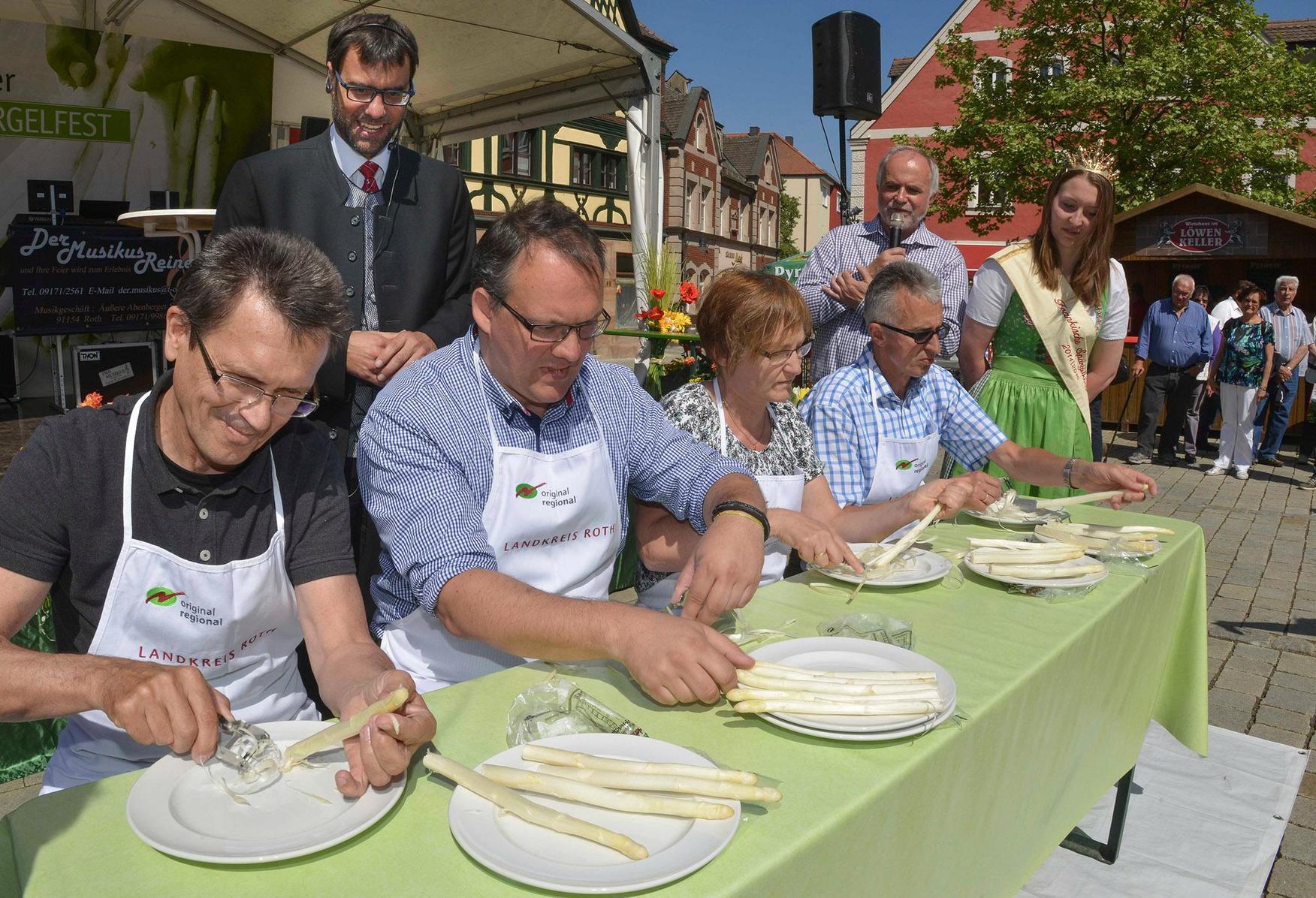 Nur der frische Spargel quietscht