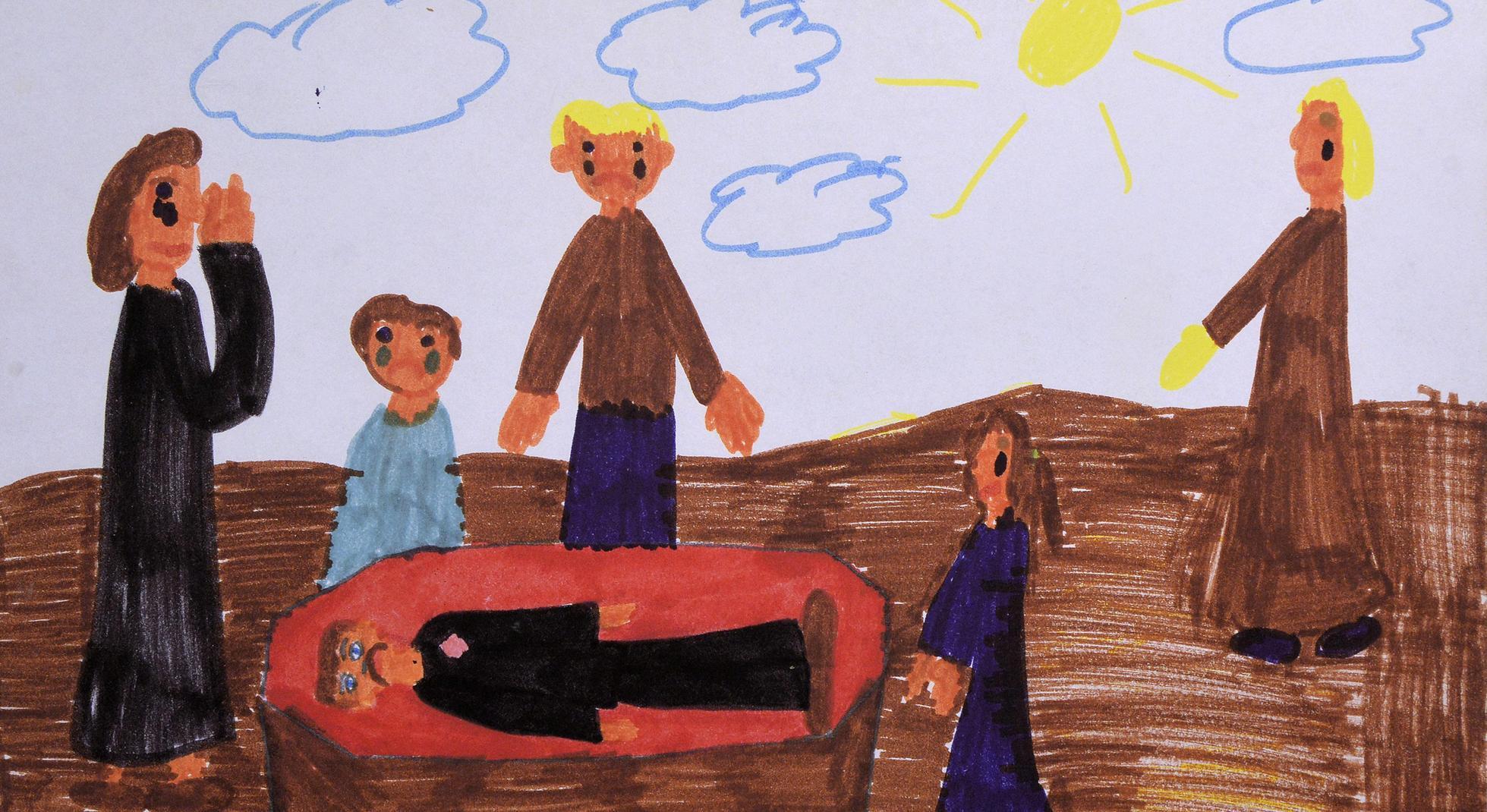 Ausstellung mit Kinderzeichnungen zum Thema Tod | Nordbayern