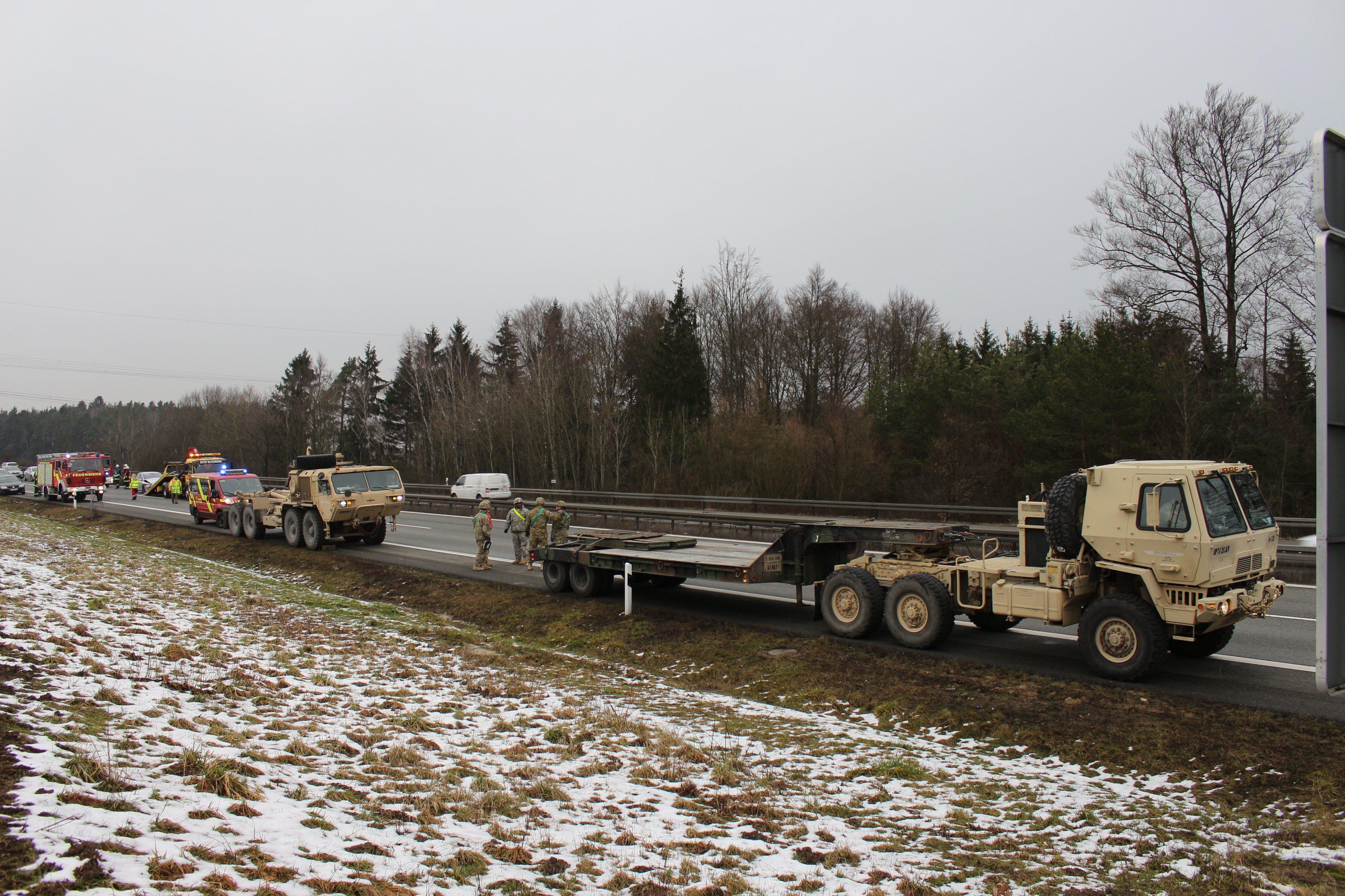 Unfall mit US-Militärkolonne auf A6: Alkohol im Spiel