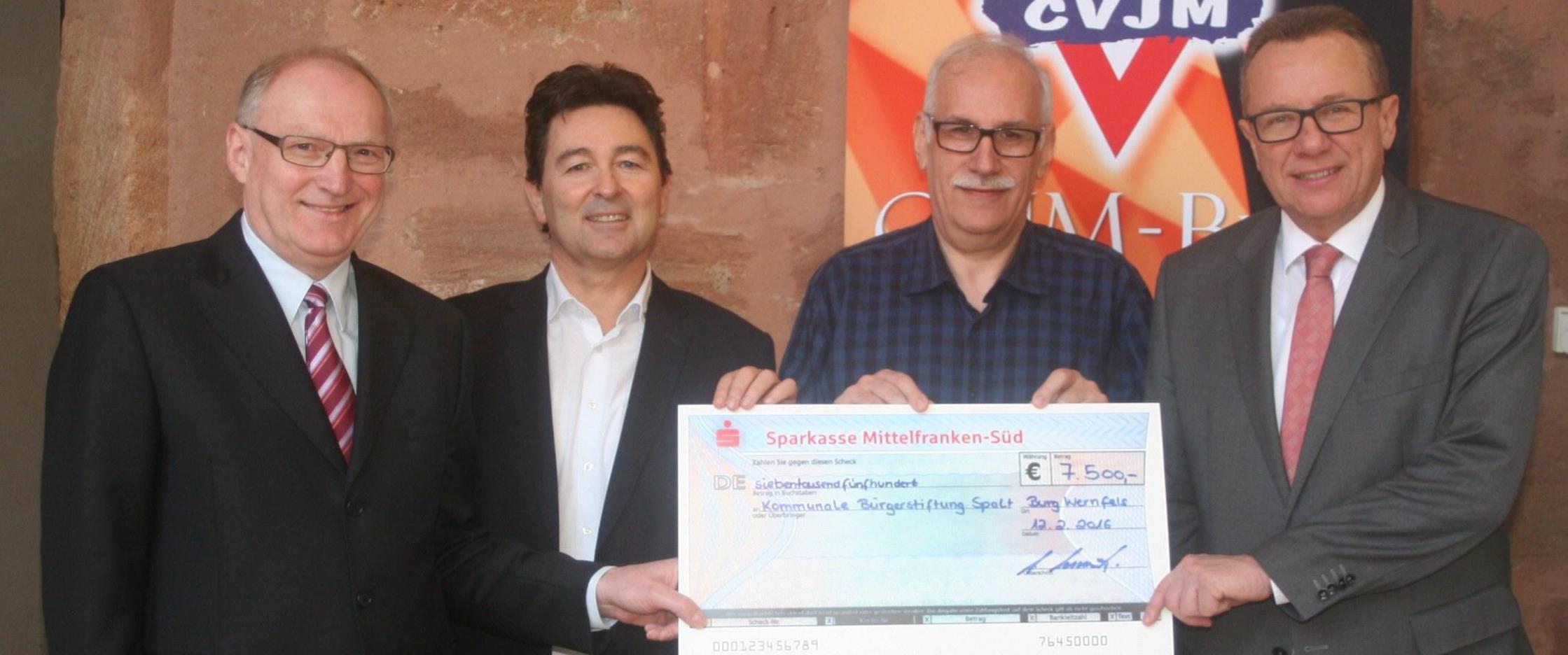 Spende für die Spalter Bürgerstiftung