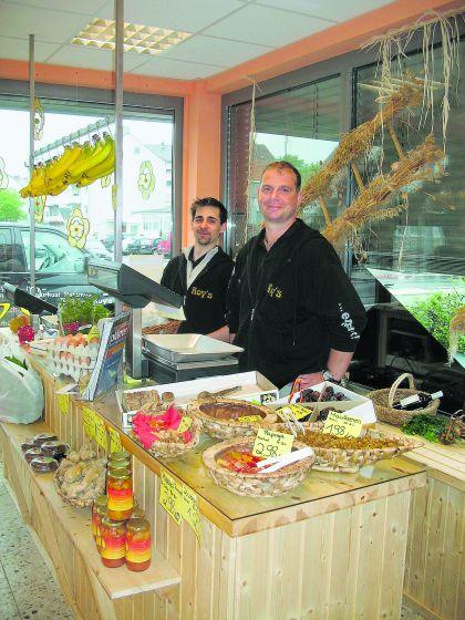 Bioladen nur mit Obst und Gemüse