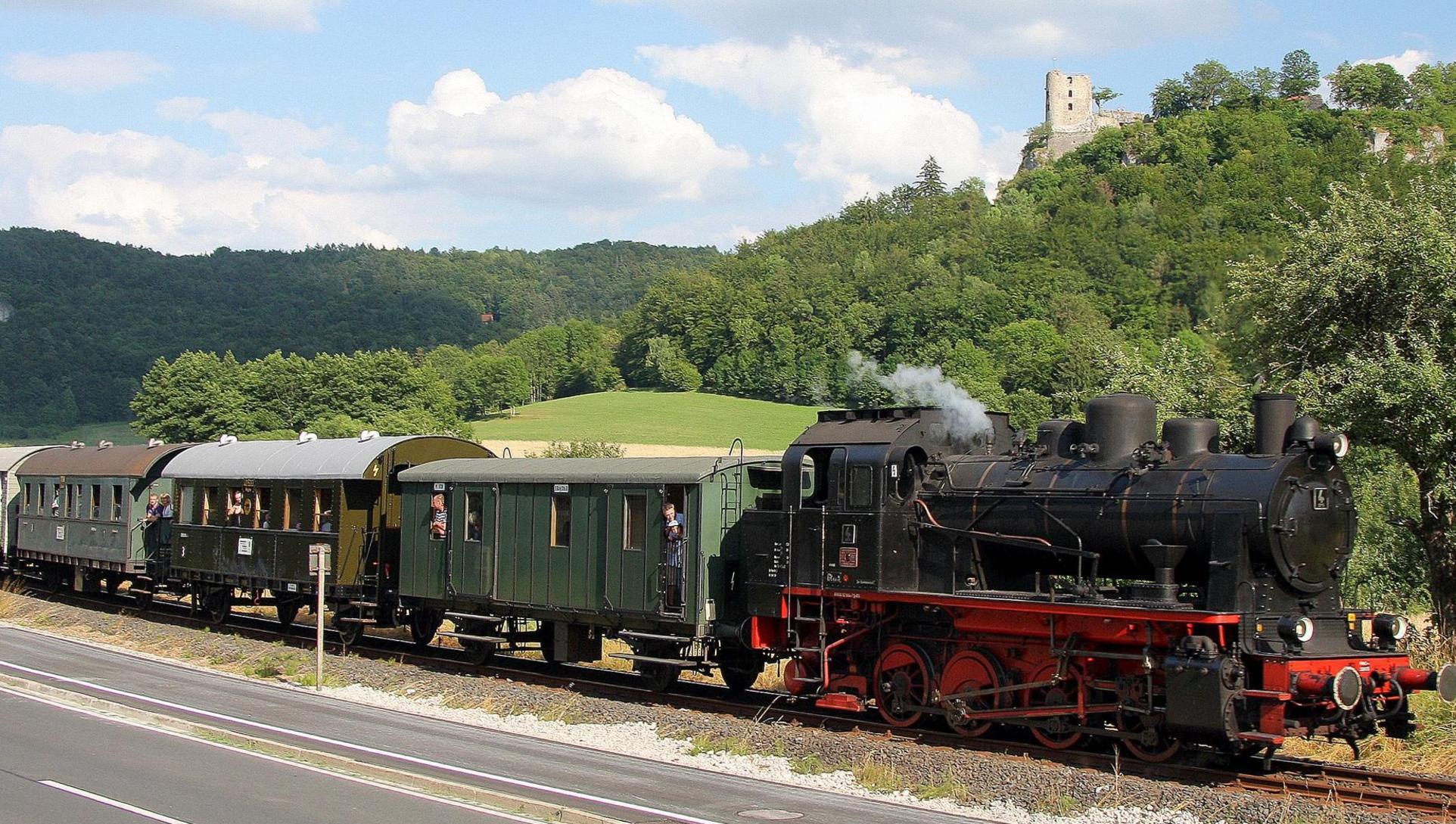 Ebermannstadt: Noch einmal per Dampfzug