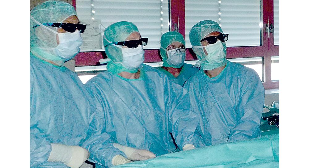 Mit 3D-Brillen operieren