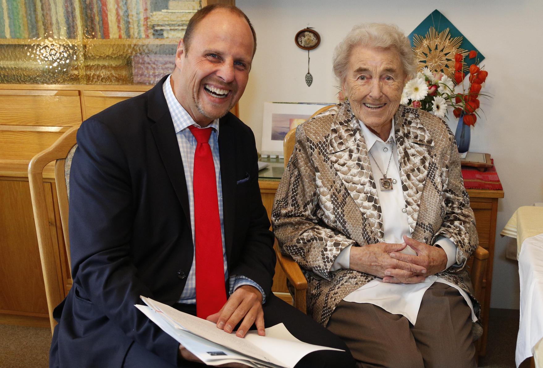 Nürnbergerin Gerda Lehner feiert 100. Geburtstag