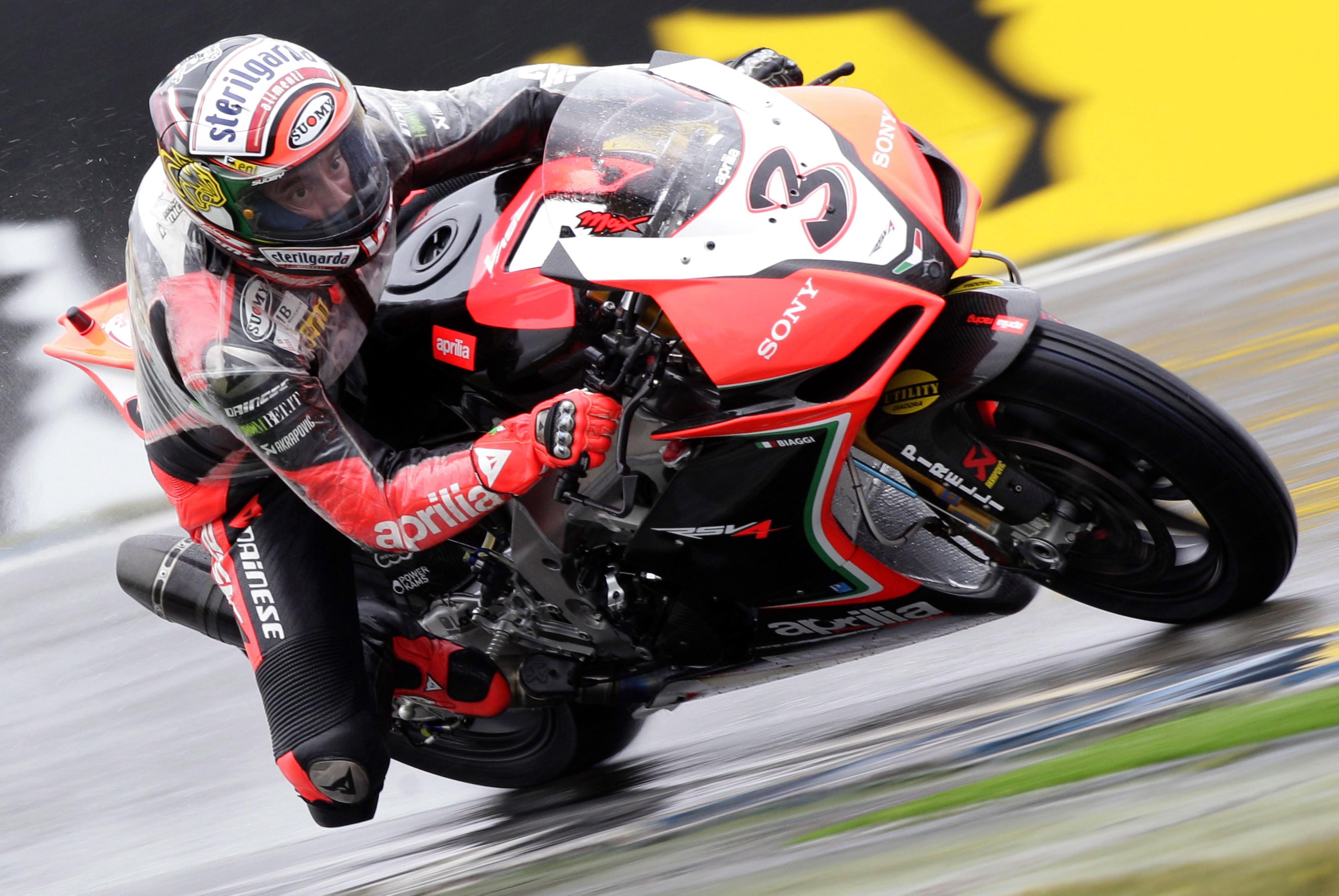 Motorrad-Star Biaggi tut sich richtig weh | Nordbayern